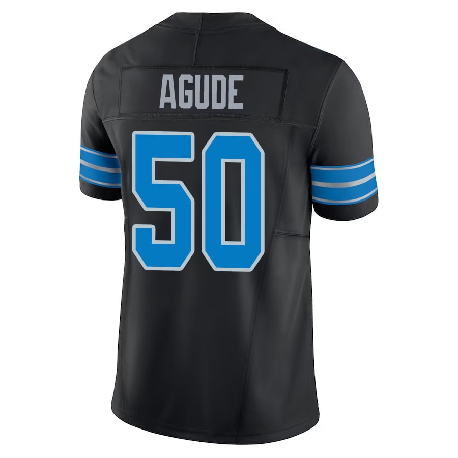 Youth_Mitchell_Agude_50_Black_Jersey - Walmart.com