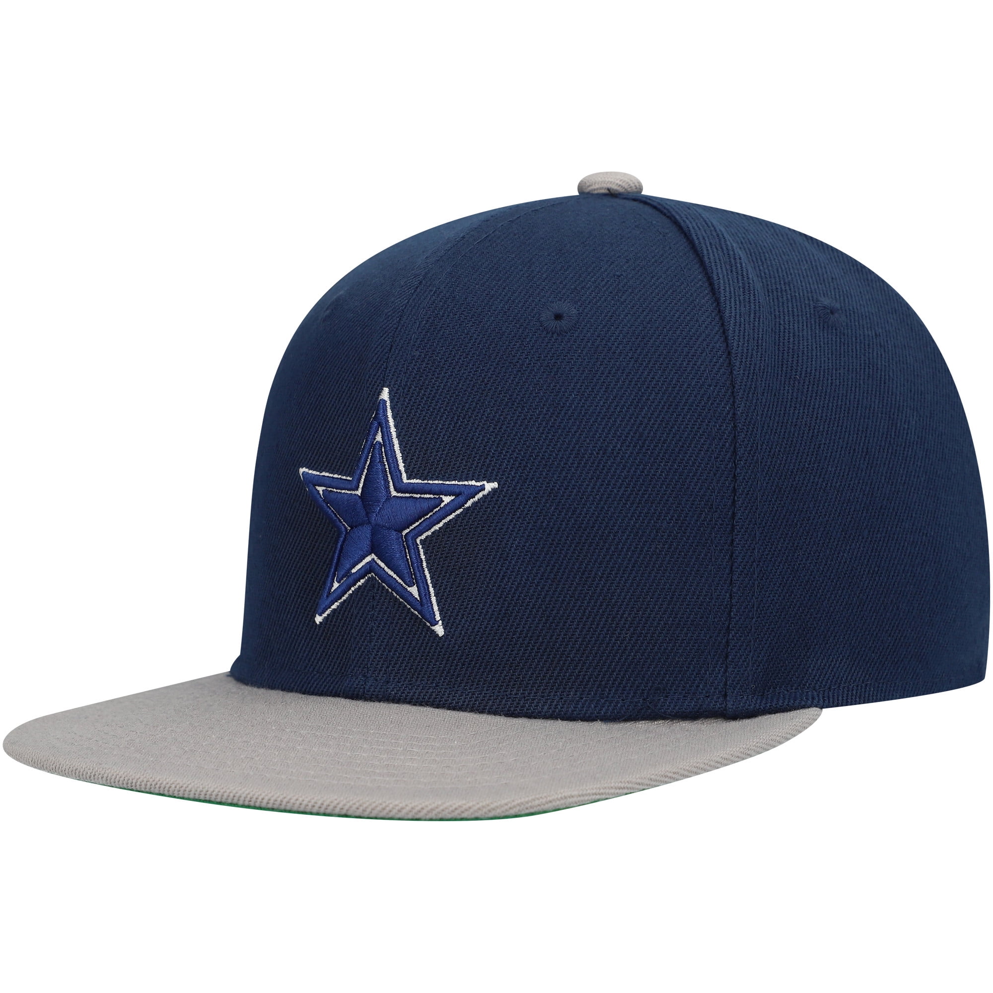 Youth Mitchell & Ness Navy/Silver Dallas Cowboys Two-Tone Snapback Hat ...