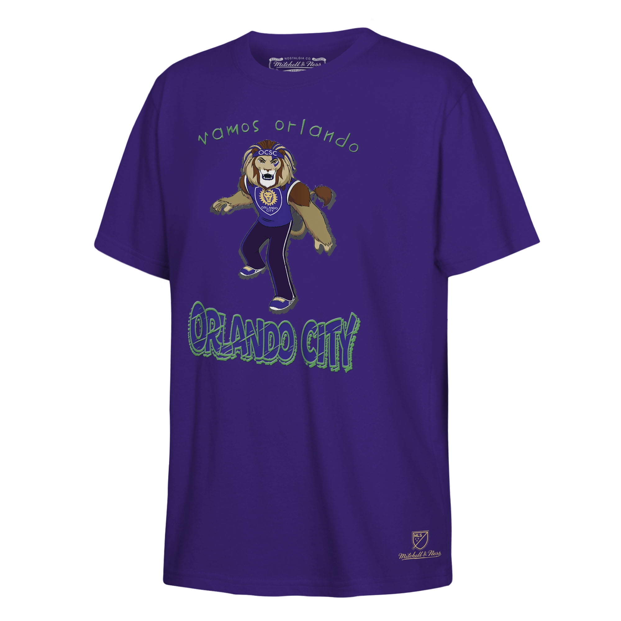 Youth Mitchell & Ness Purple Orlando City SC Mascot T-Shirt - Walmart.com
