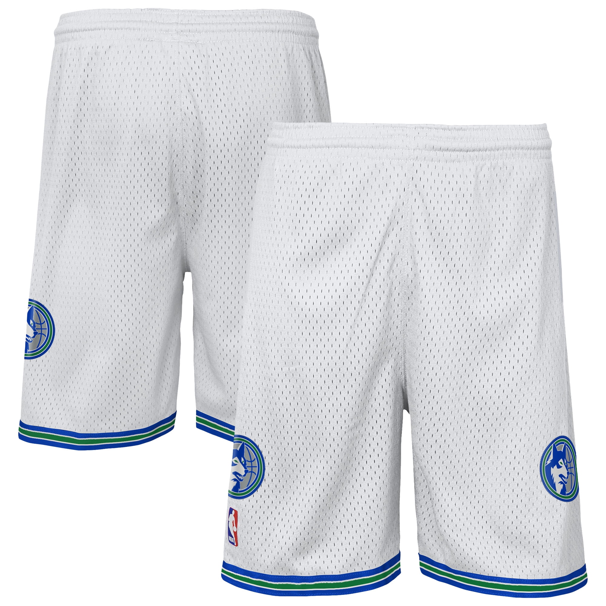 Youth-Mitchell & Ness White Minnesota Timberwolves Swingman Shorts ...
