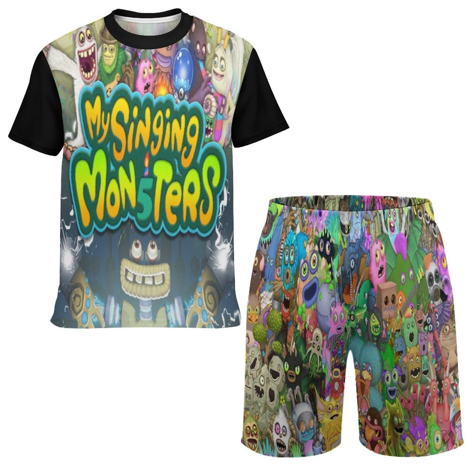 Youth My Singing Monsters Shirt Set Game Movie Character Tee and Pants ...