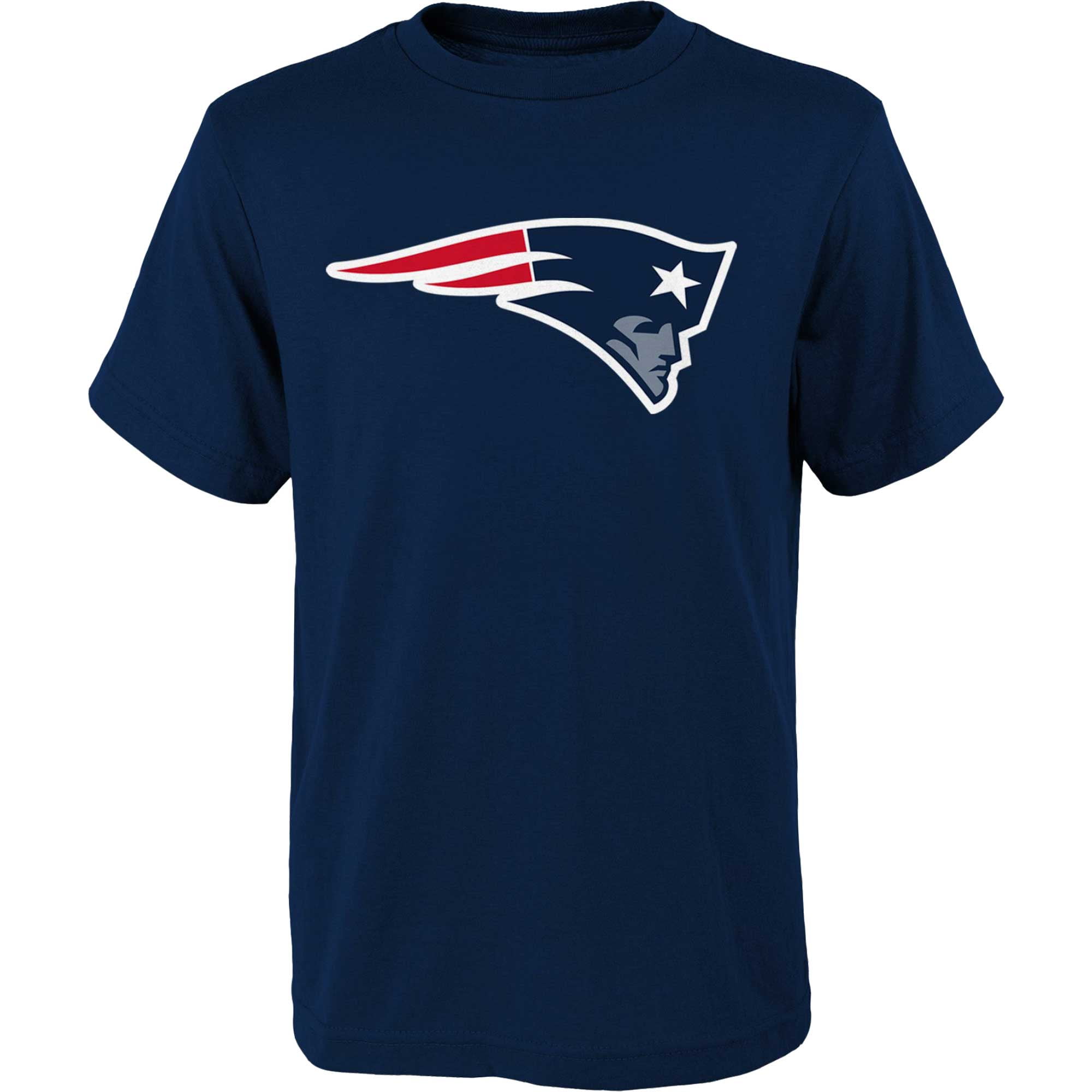 Youth Outerstuff Navy New England Patriots Primary Logo T-Shirt ...