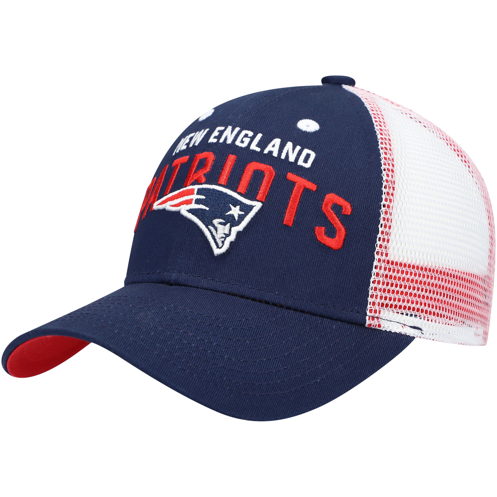 Outerstuff Youth New England Patriots Core Lockup Adjustable Cap, Navy ...