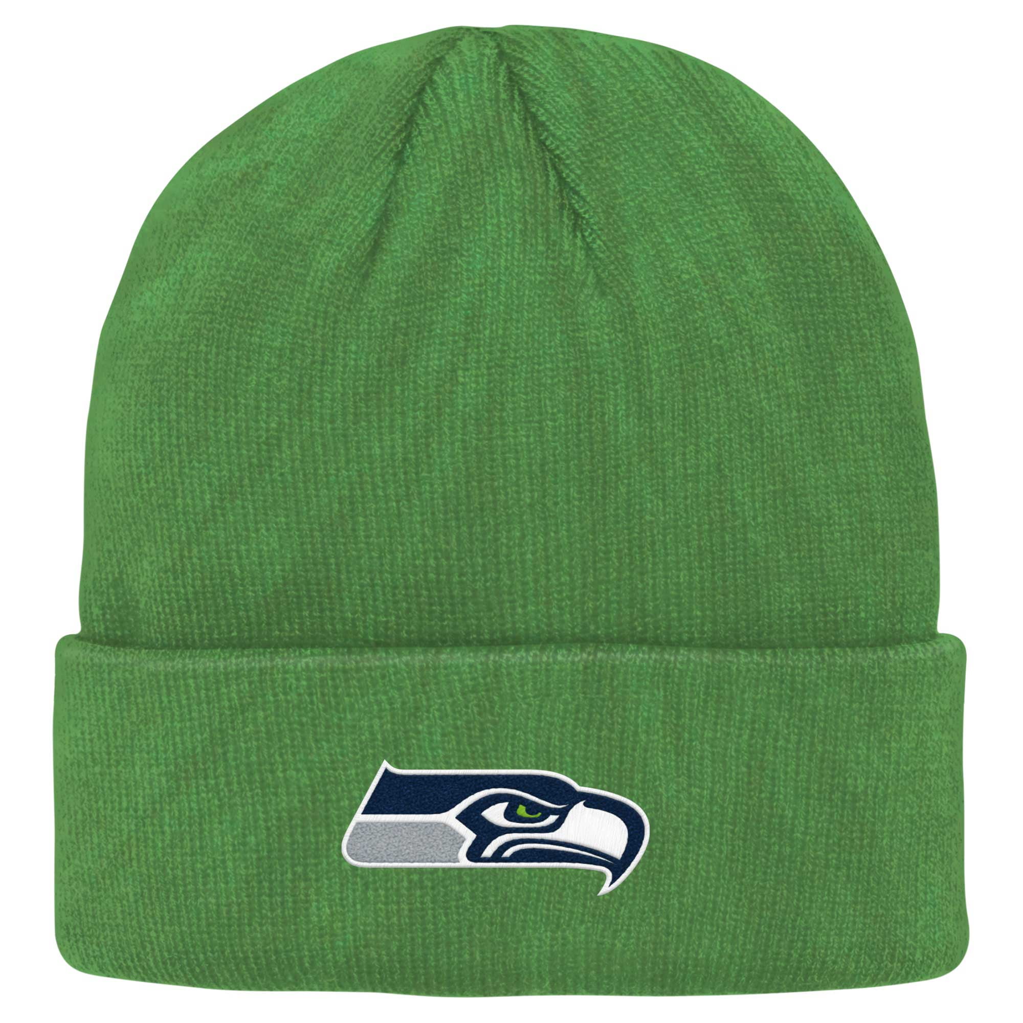 Youth Neon Green Seattle Seahawks Tie-Dye Cuffed Knit Hat - Walmart.com