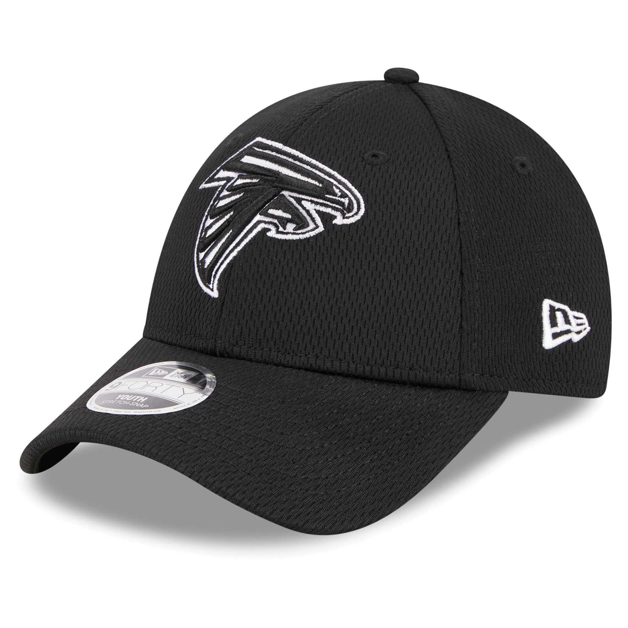 Youth New Era Black Atlanta Falcons Main B-Dub 9FORTY Adjustable Hat ...