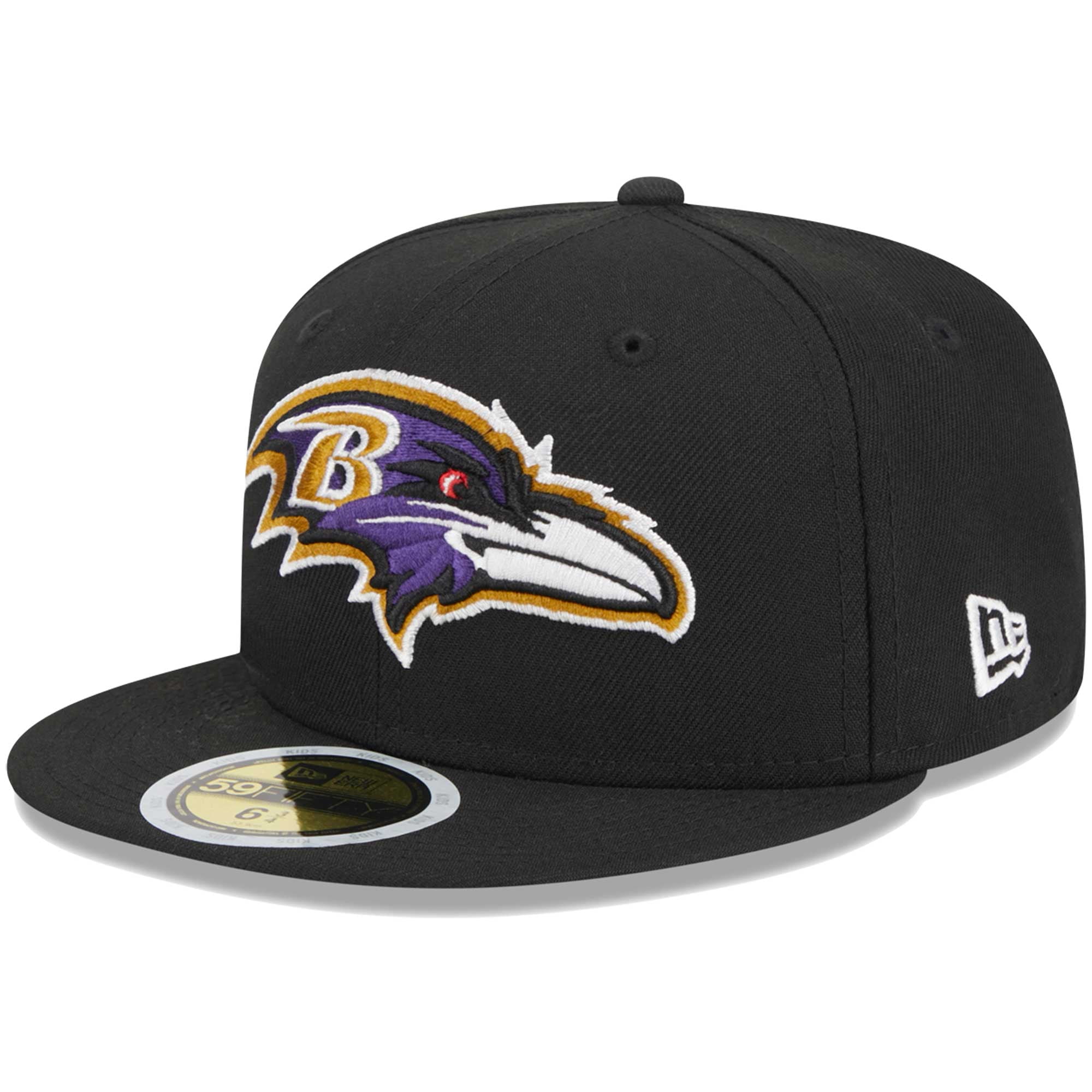 Youth New Era Black Baltimore Ravens Main 59FIFTY Fitted Hat - Walmart.com