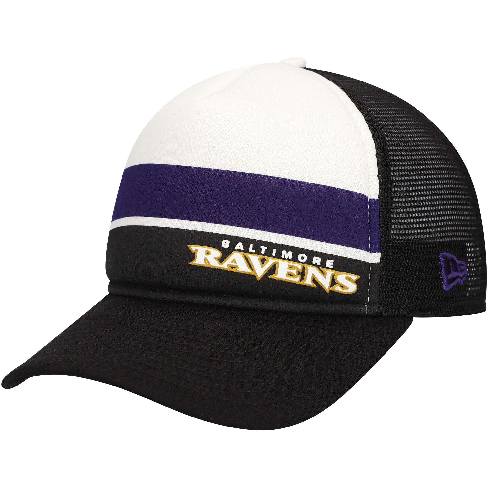 Youth New Era Black Baltimore Ravens Sport Night Color Block 9FORTY A ...
