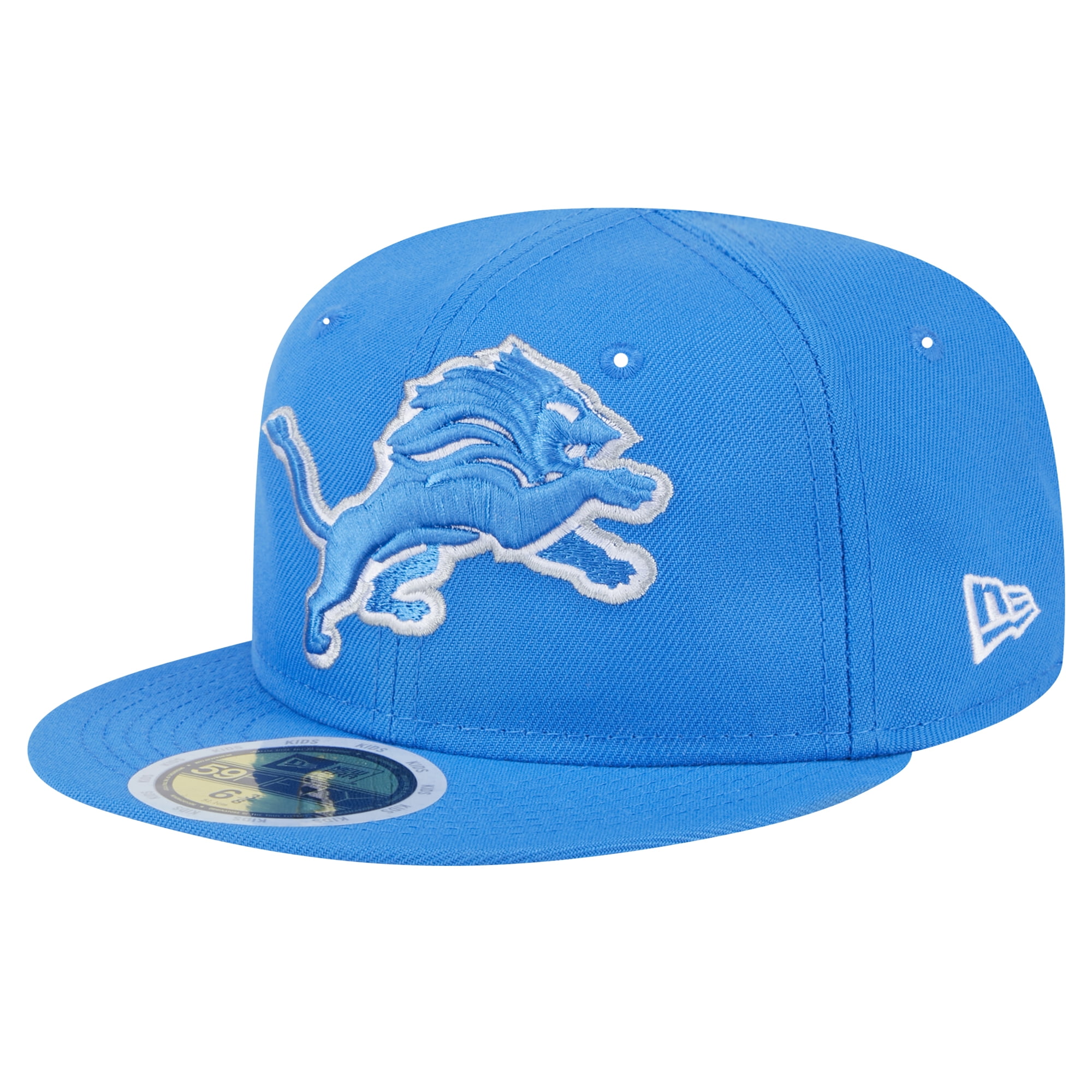 Youth New Era Blue Detroit Lions Main 59FIFTY Fitted Hat - Walmart.com