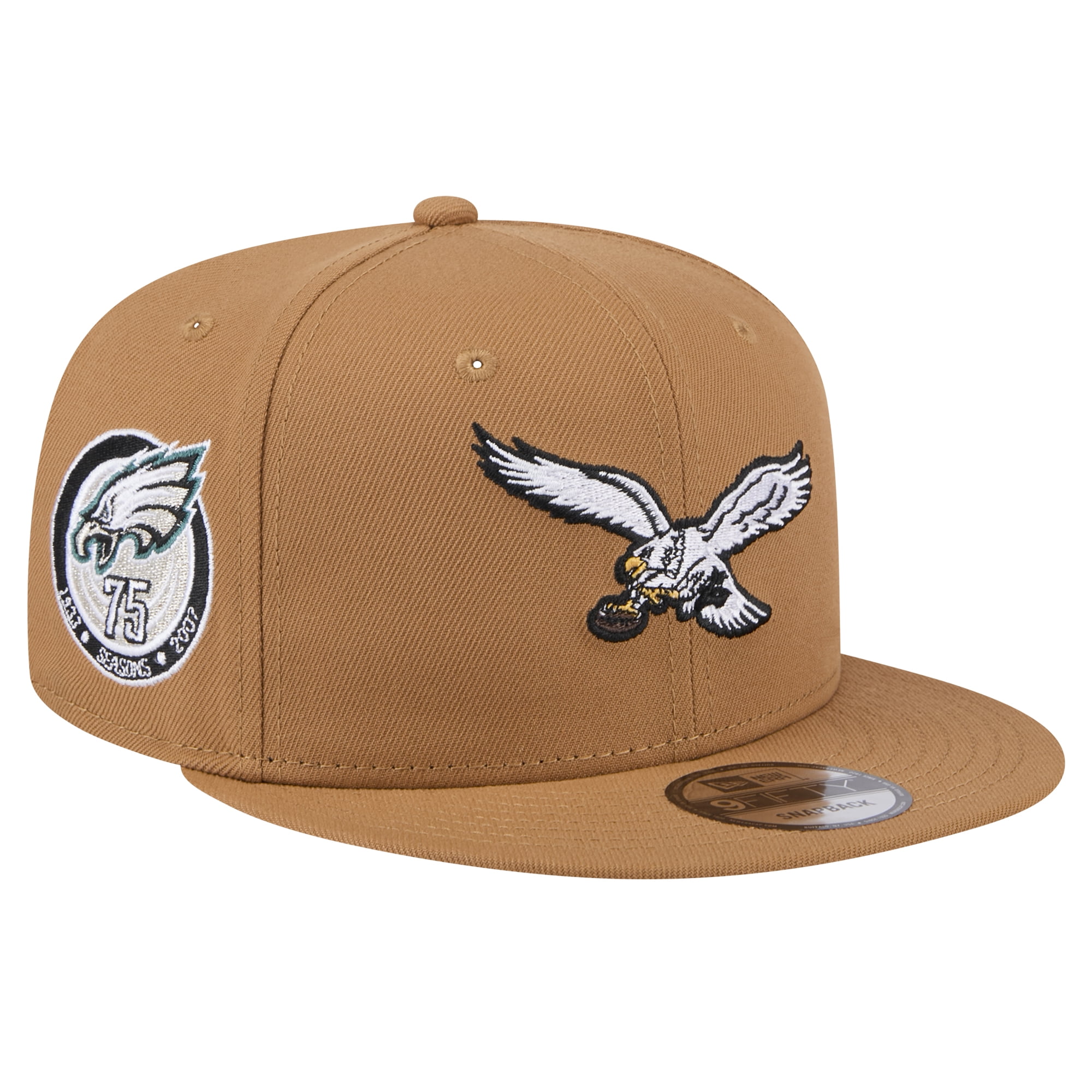 Youth New Era Brown Philadelphia Eagles Color Pack Side Patch 9FIFTY ...