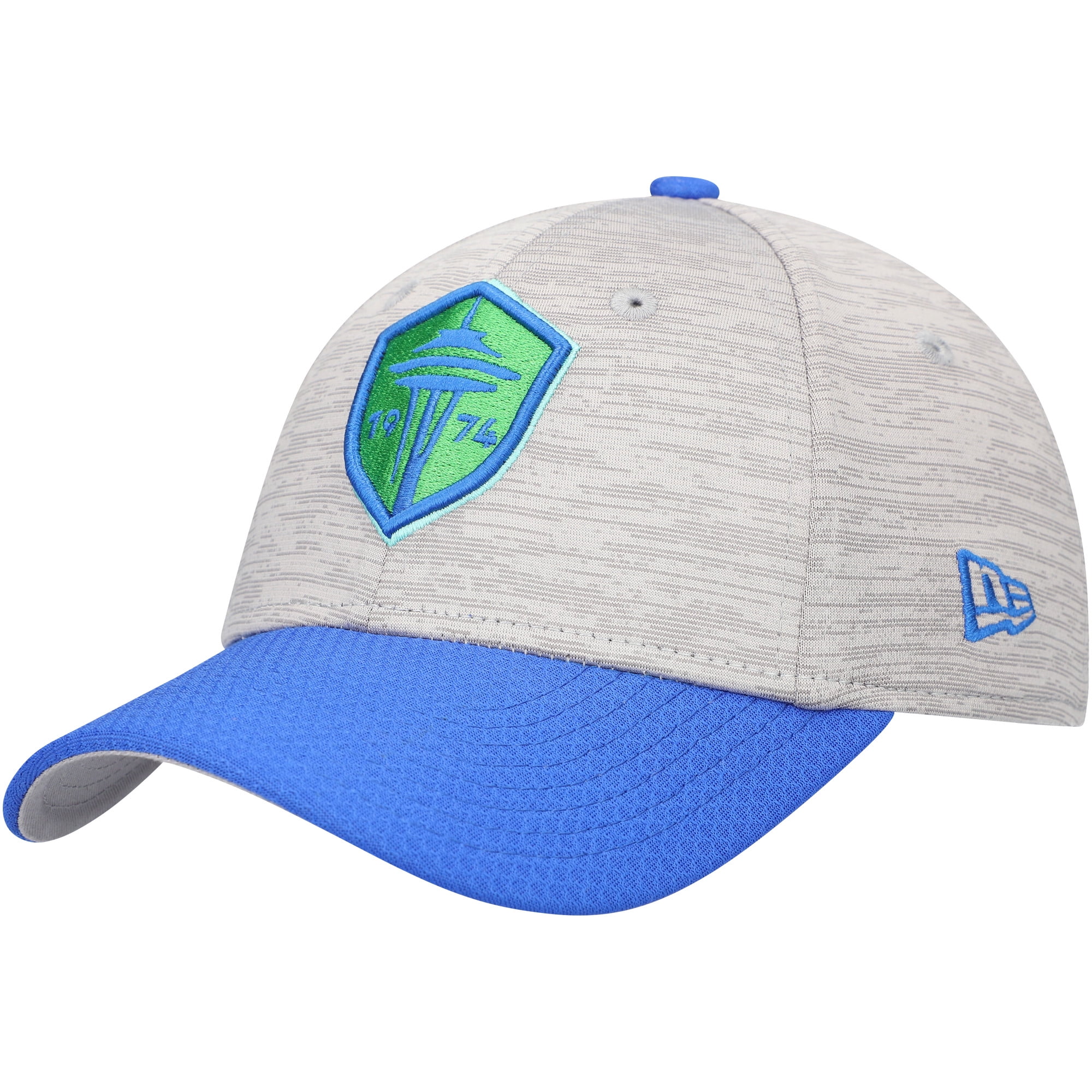 Youth New Era Gray/Blue Seattle Sounders FC Active 9FORTY Adjustable ...