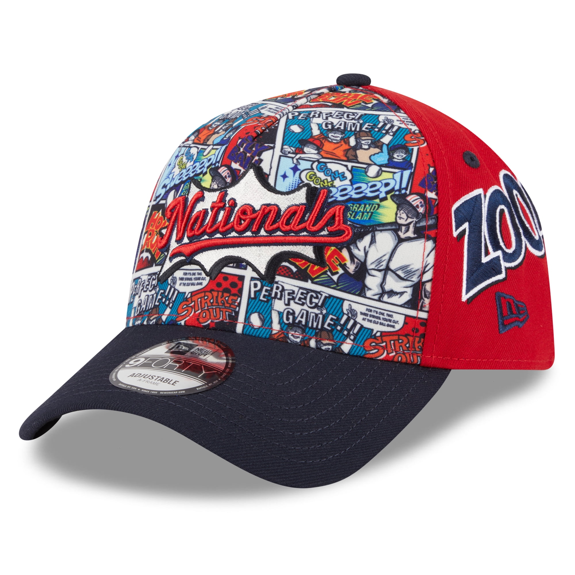 Youth New Era Red/Navy Washington Nationals 2025 MLB Diamond Hero ...