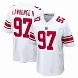 Youth New York G Lawrence II 97 White Sports Player Game Stitched Name ...