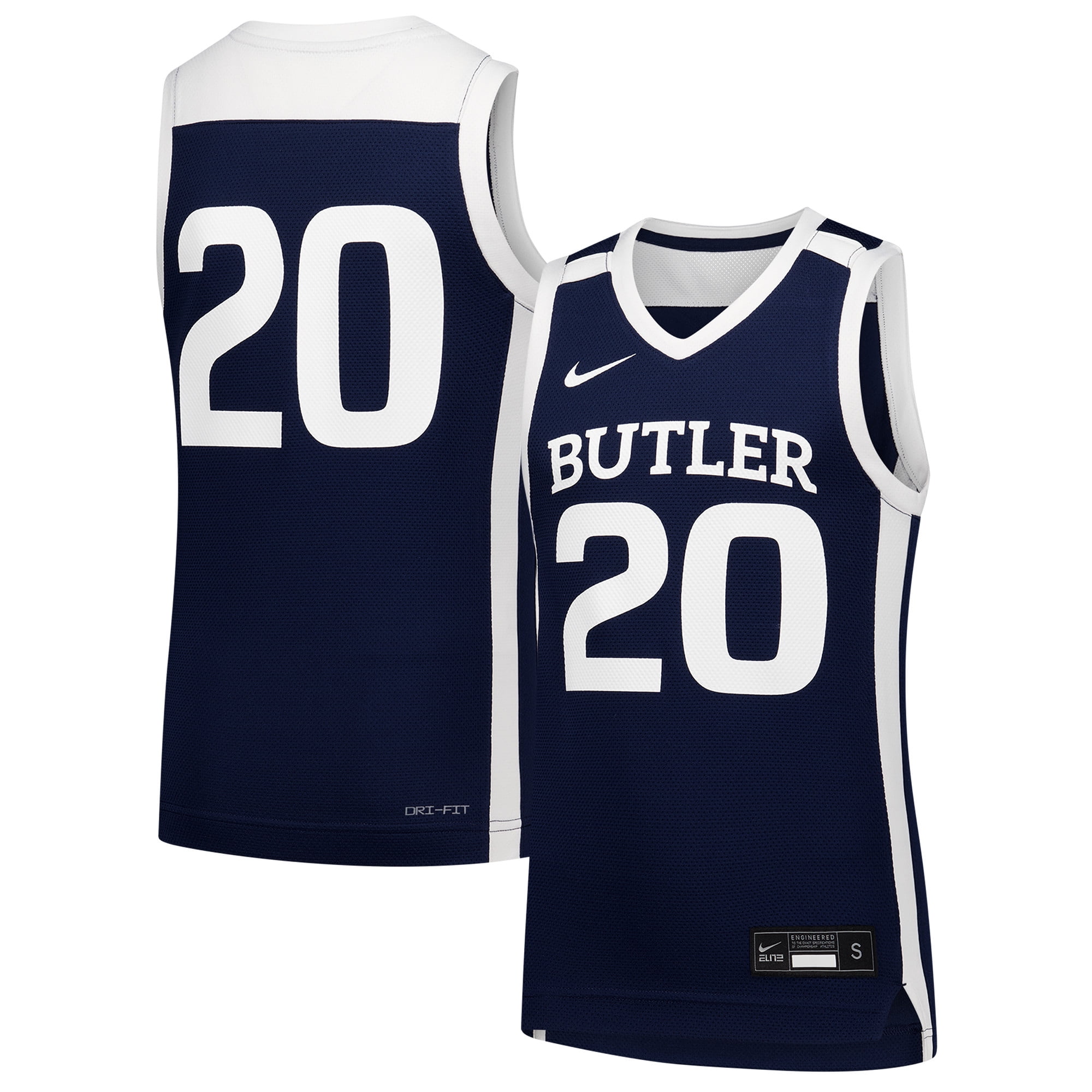 Youth Nike #20 Navy Butler Bulldogs Replica Basketball Jersey - Walmart.com