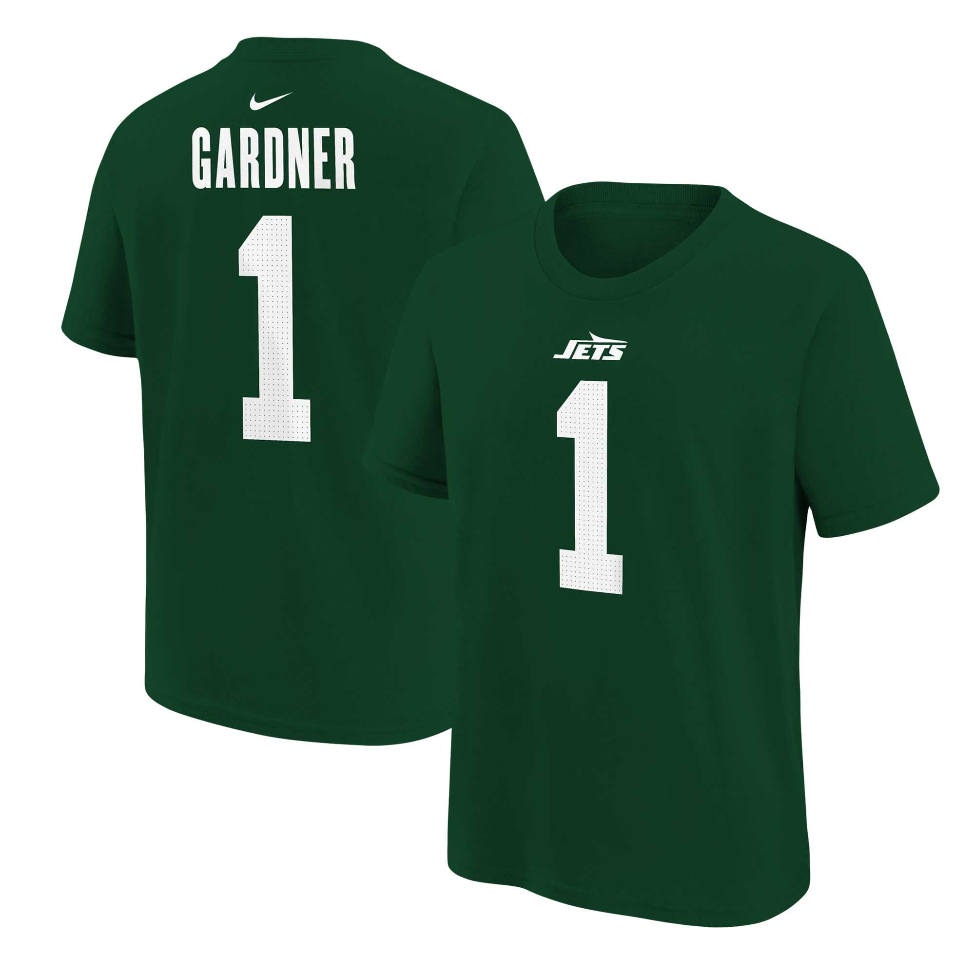 Youth Nike Ahmad Sauce Gardner Green New York Jets Player Name & Number ...