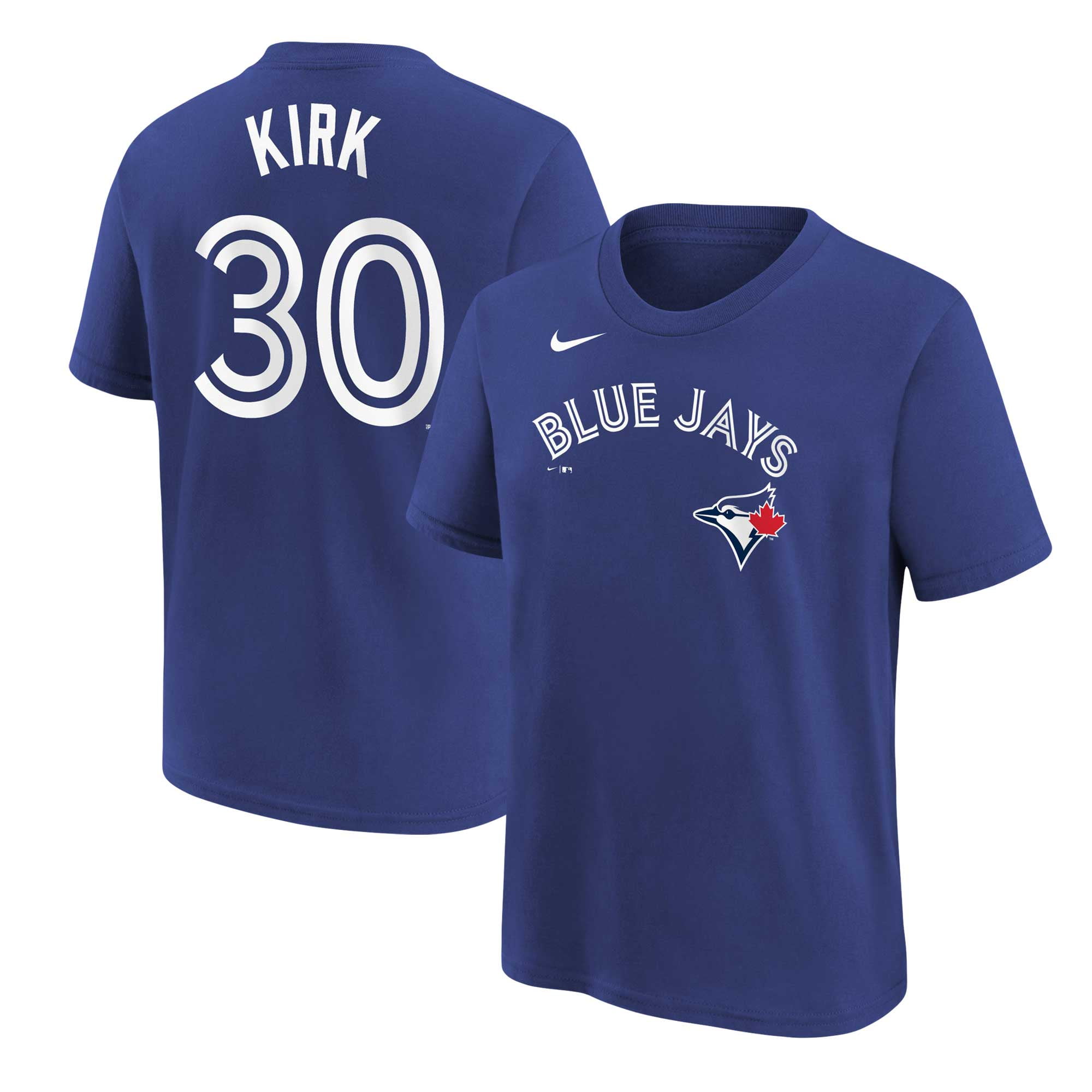 Youth Nike Alejandro Kirk Royal Toronto Blue Jays Player Name & Number ...