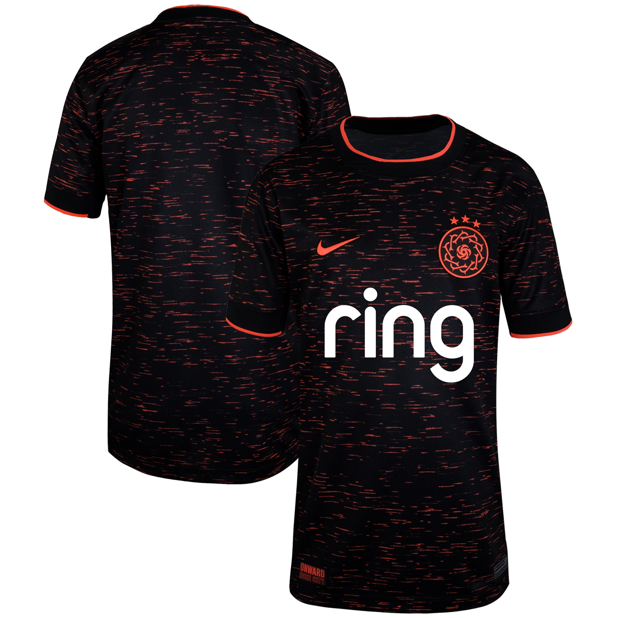 Youth Nike Black Portland Thorns FC 2025 Secondary Stadium Replica ...