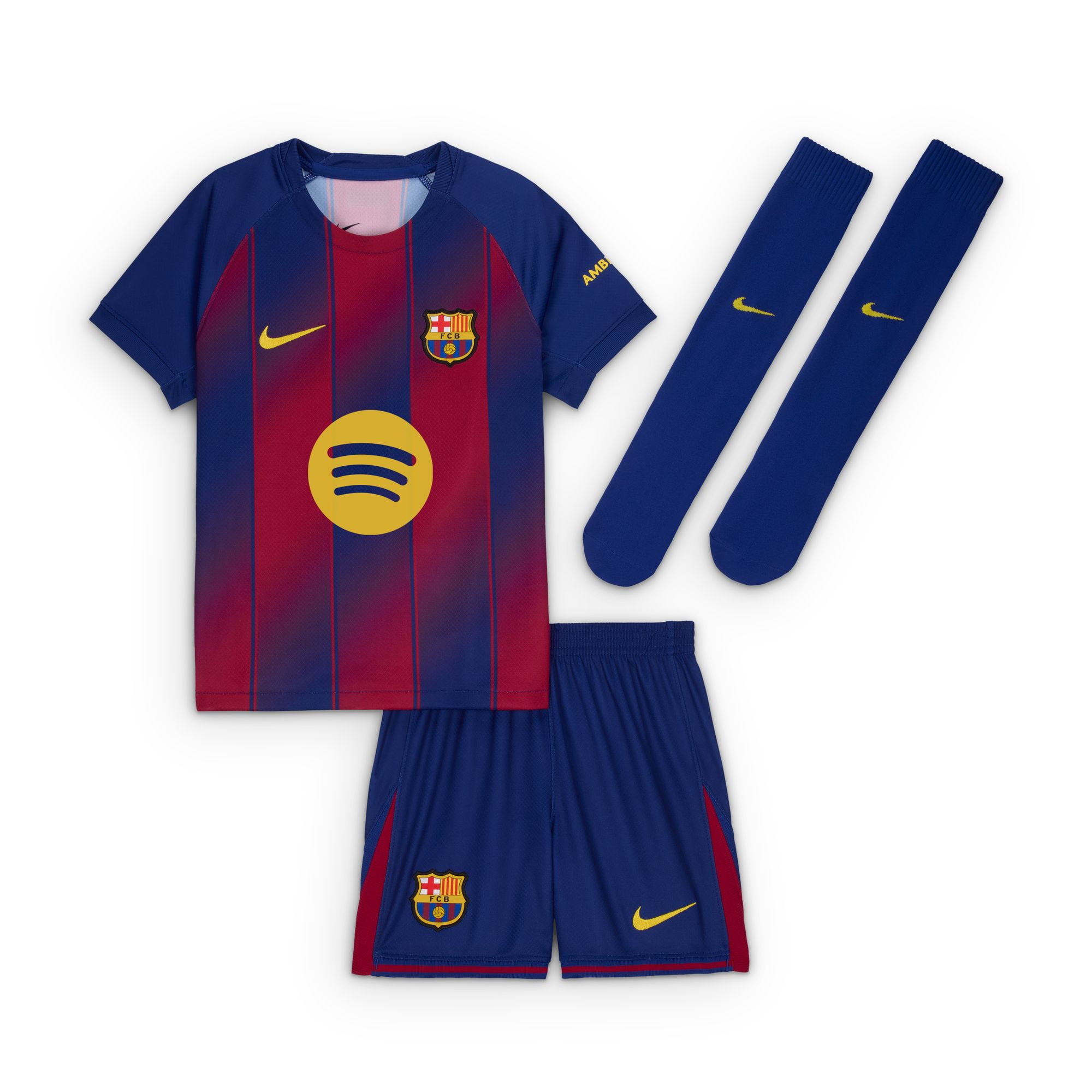 Youth Nike Blue Barcelona 2025/26 Home Stadium Kit Set - Walmart.com
