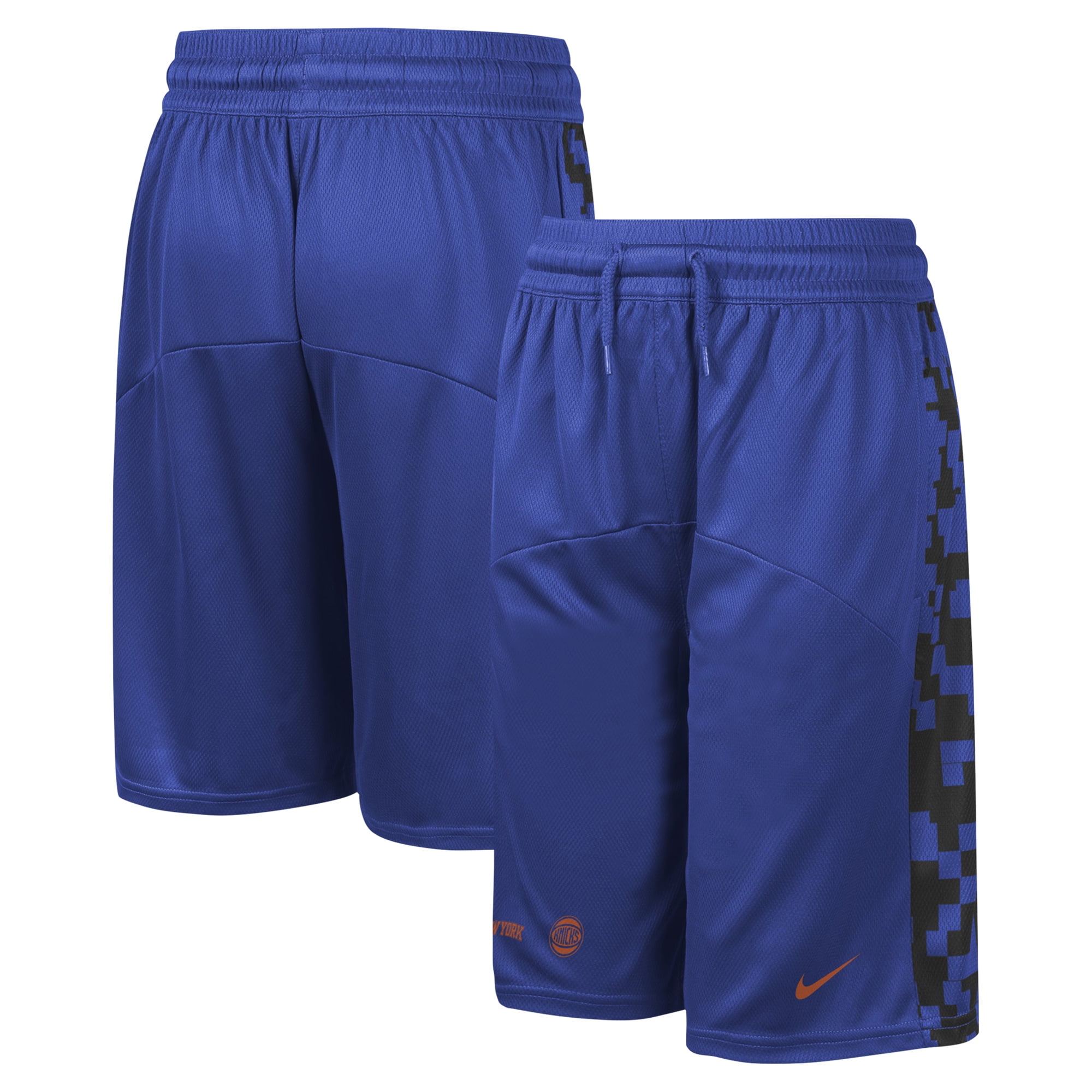 Youth Nike Blue New York Knicks Courtside Starting Five Team Shorts ...