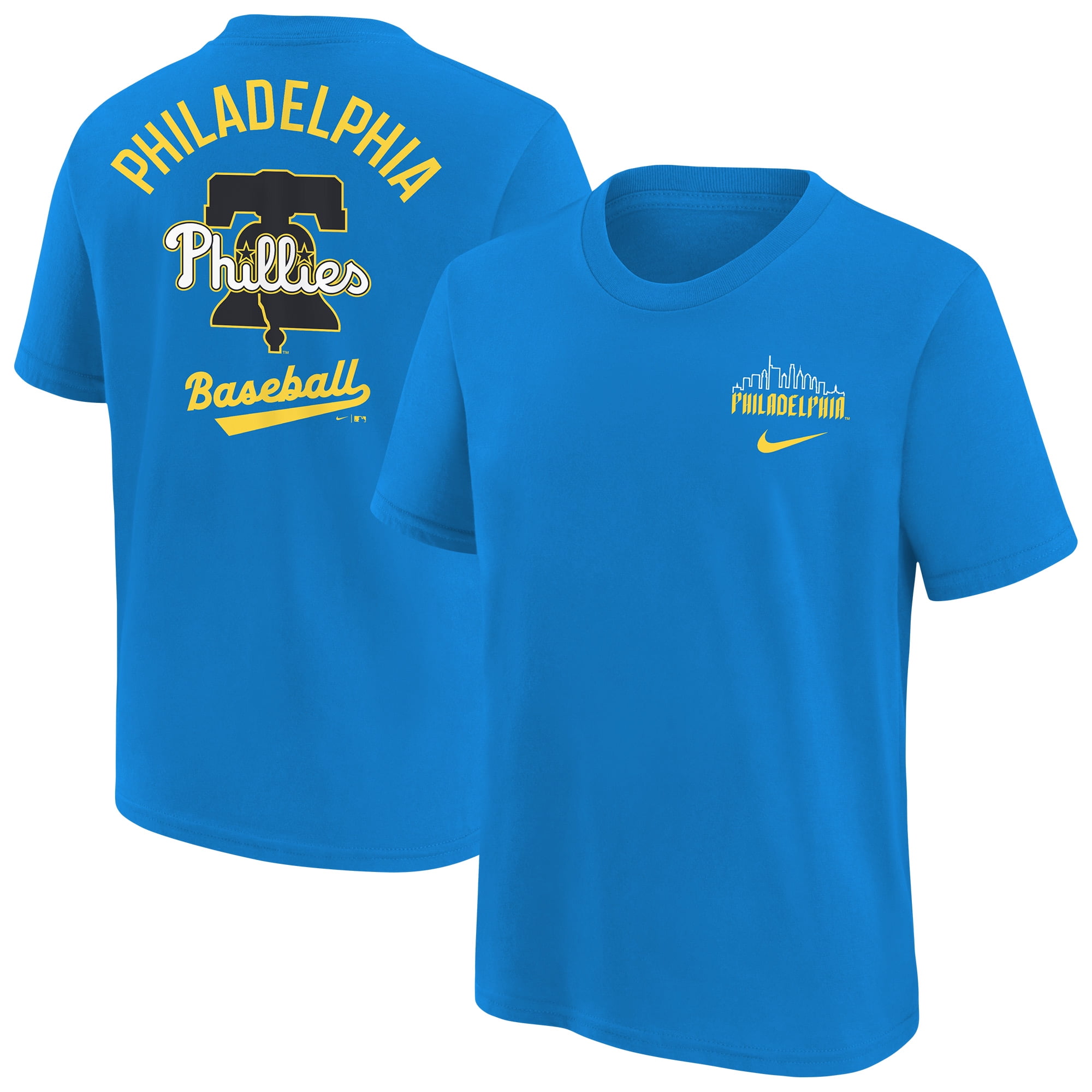 Youth Nike Blue Philadelphia Phillies City Connect T-Shirt - Walmart.com