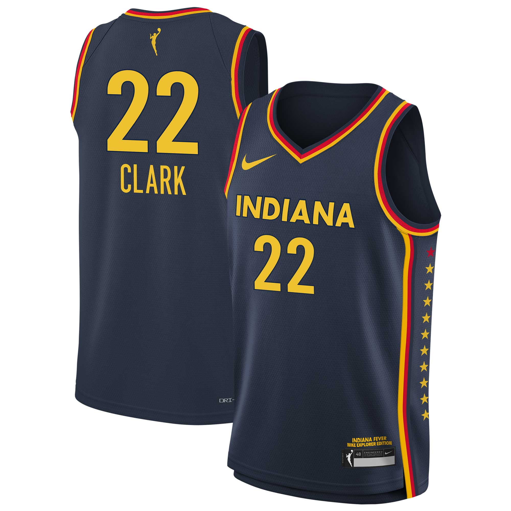 Youth Nike Caitlin Clark Navy Indiana Fever 2024 WNBA Draft Explorer ...