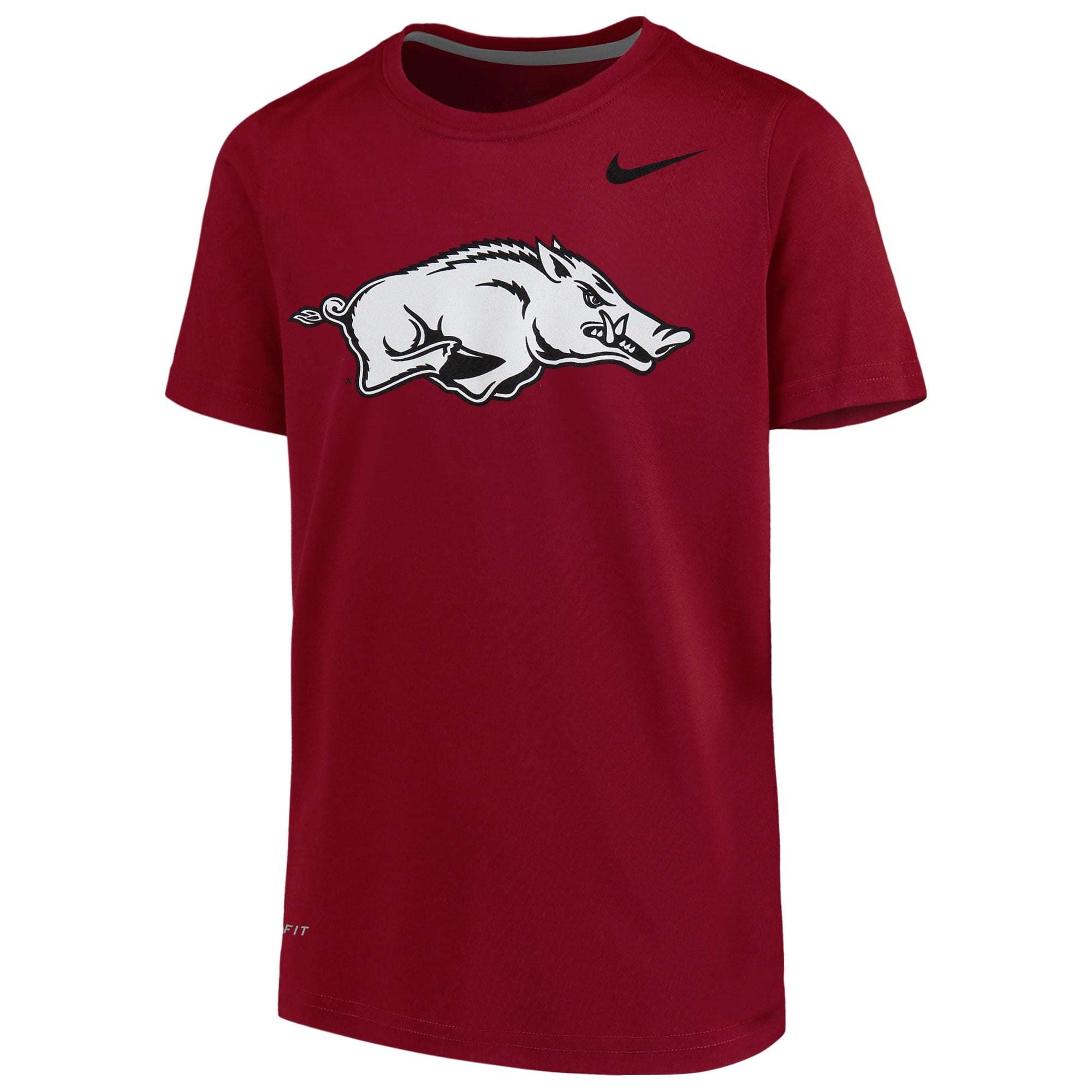 Youth Nike Arkansas Razorbacks Cardinal Logo Legend Performance T-Shirt ...