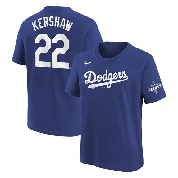 Youth Nike Clayton Kershaw Royal Los Angeles Dodgers 2025 World Series ...