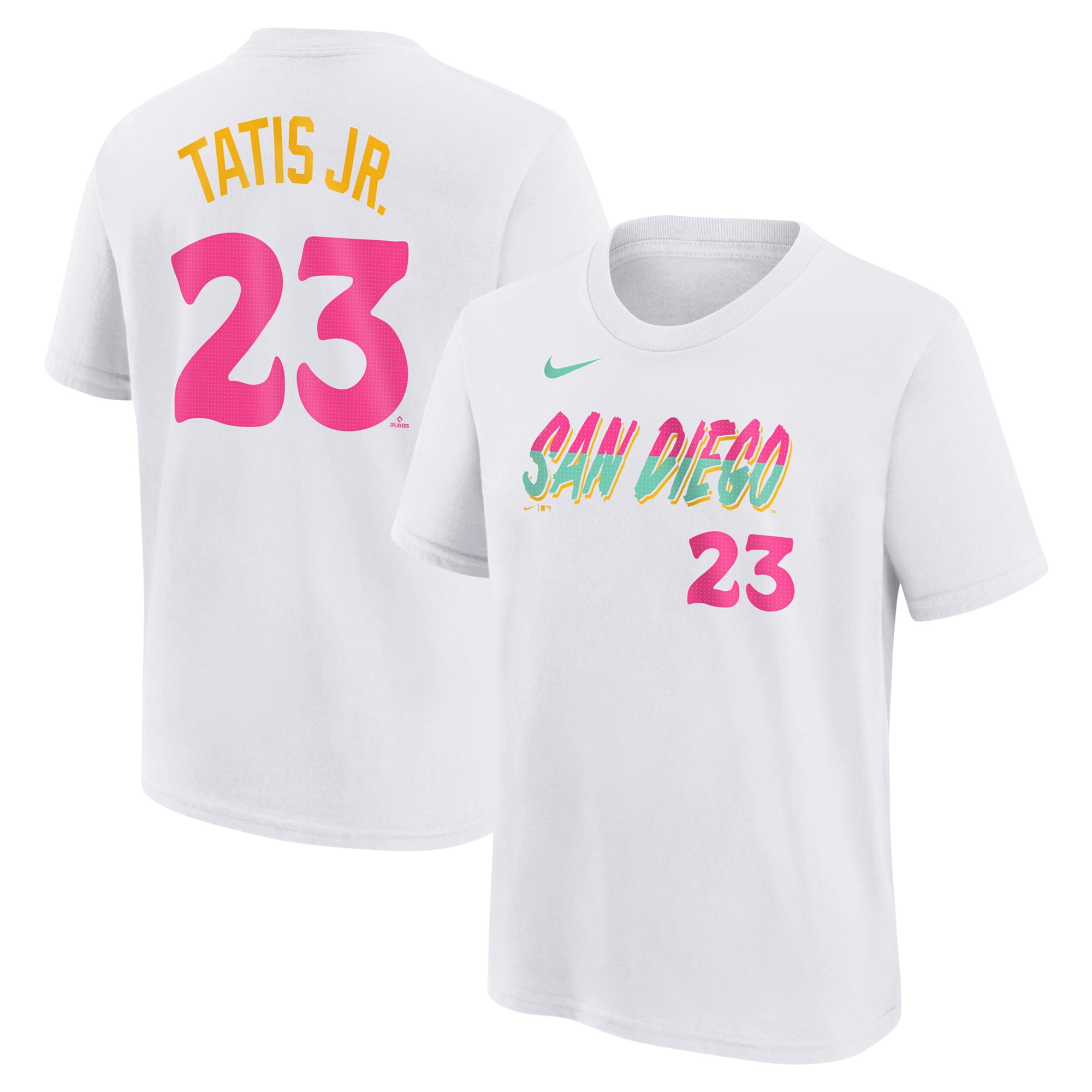 Youth Nike Fernando Tatis Jr. White San Diego Padres Fuse City Connect ...