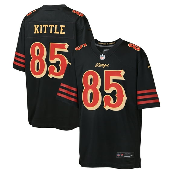 Youth Nike George Kittle Black San Francisco 49ers 2025 Rivalries ...