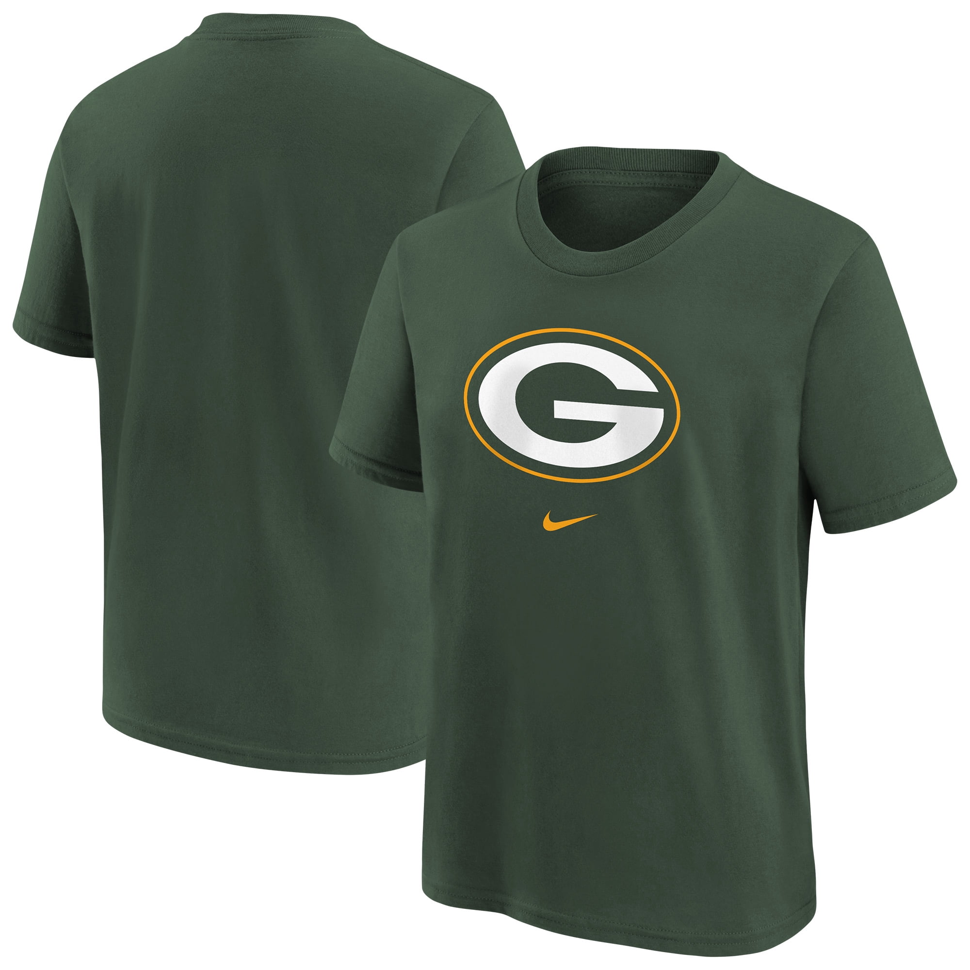 Youth Nike Green Green Bay Packers Primary Logo Legend T-Shirt ...