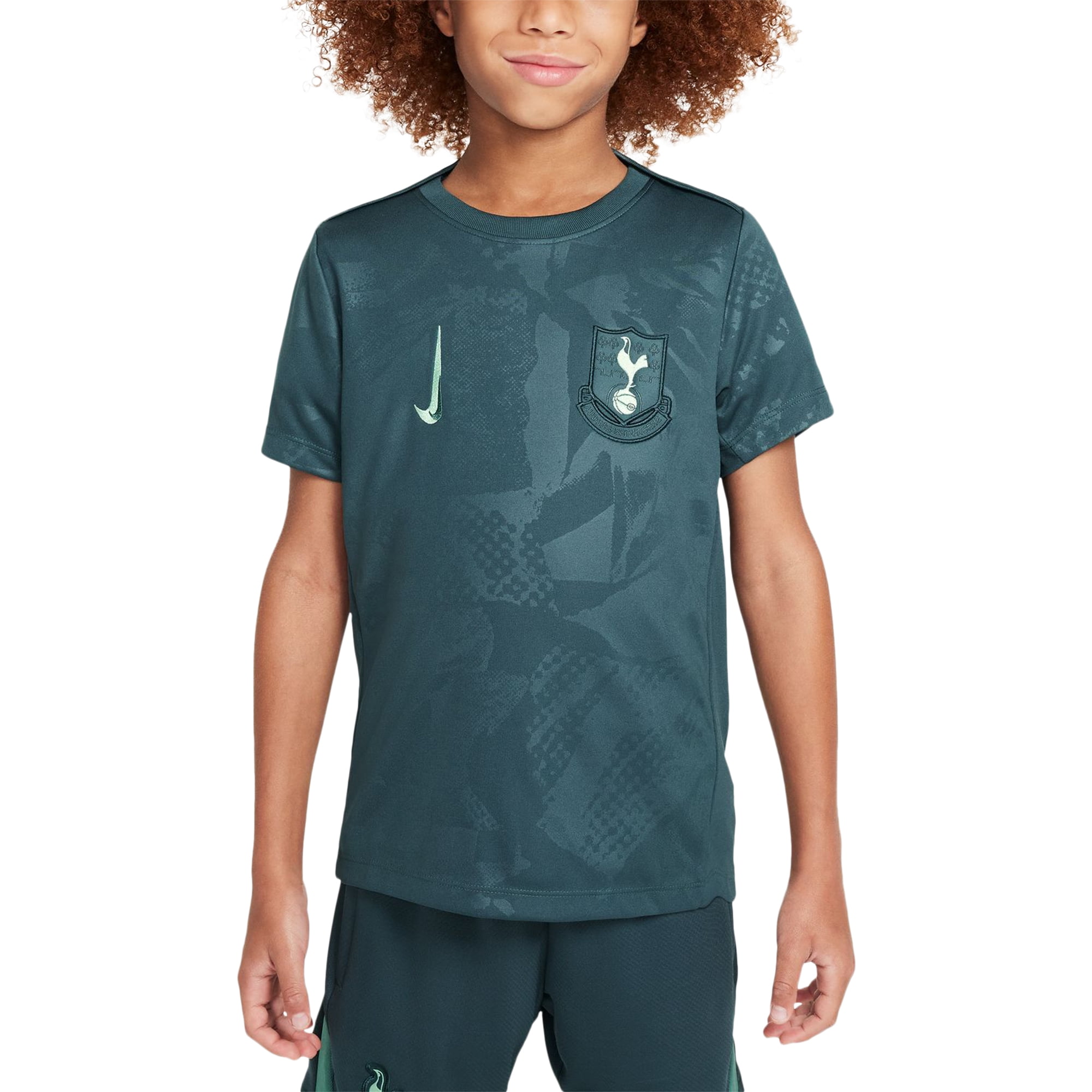 Youth Nike Green Tottenham Hotspur 2024/25 Third Academy Pro Pre-Match ...