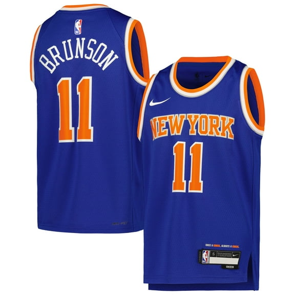 Preschool Nike Jalen Brunson Cream New York Knicks 2025/26 City Edition ...