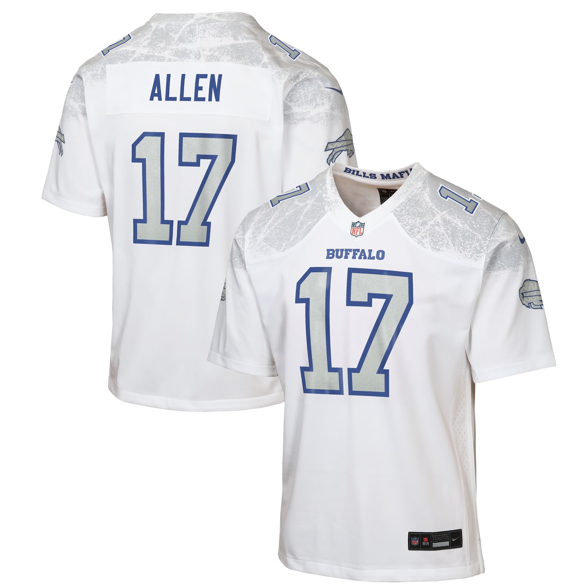 Youth Nike Josh Allen White Buffalo Bills 2025 Rivalries Collection ...