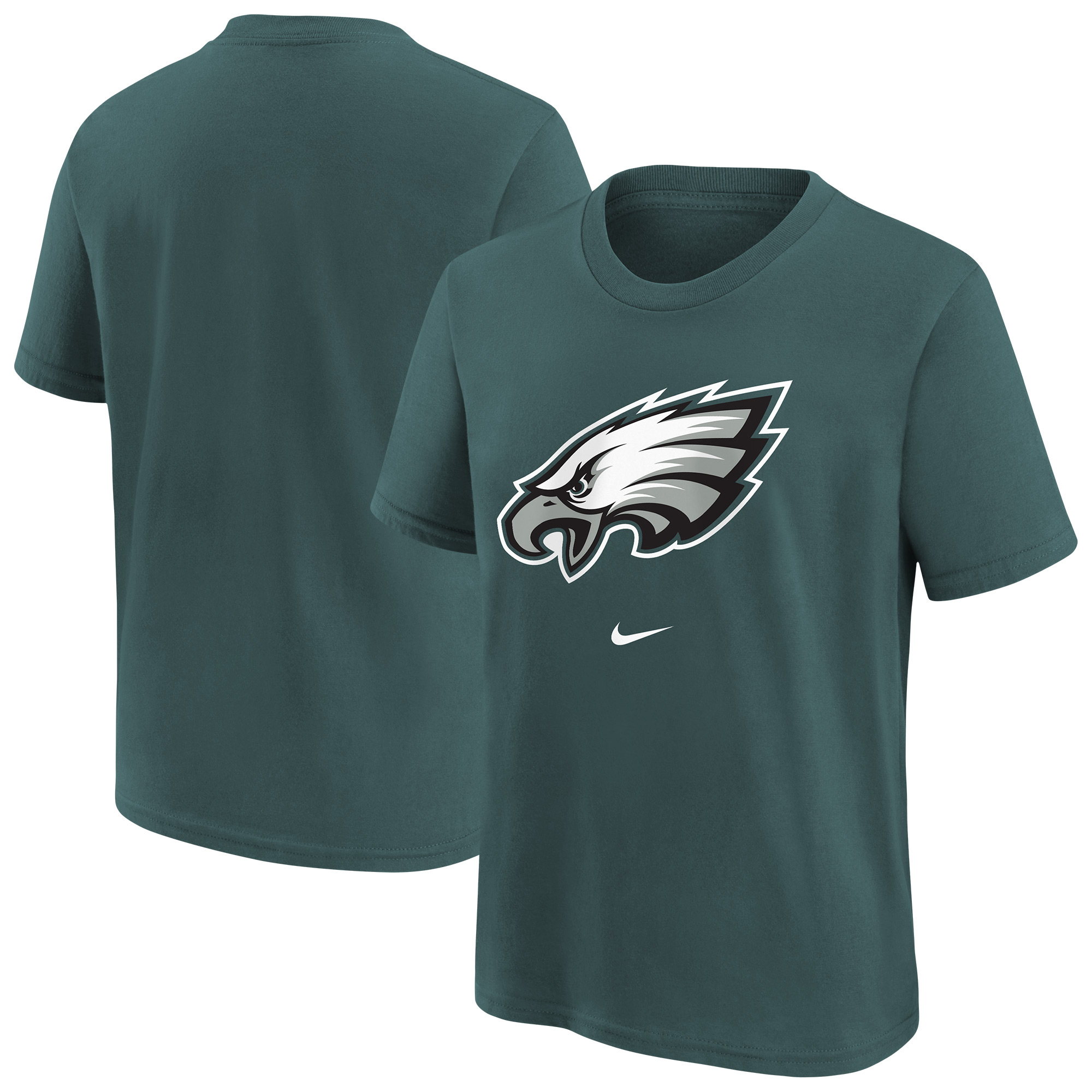 Youth Nike Midnight Green Philadelphia Eagles Primary Logo Legend T ...
