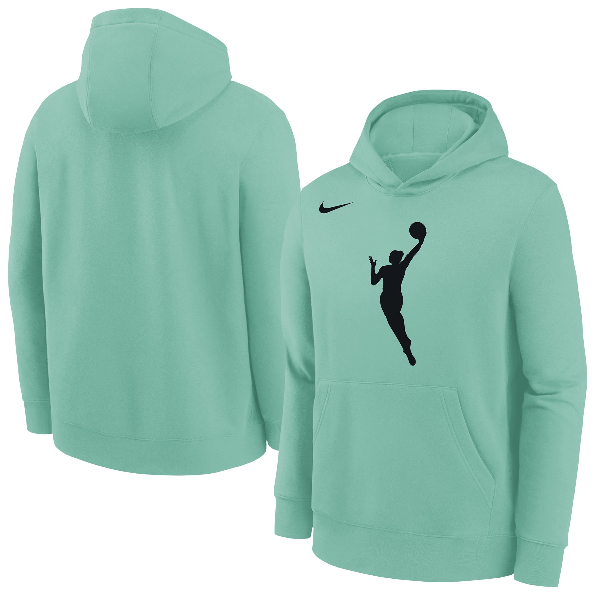 Youth Nike Mint WNBA Logo Essential Team Pullover Hoodie - Walmart.com