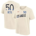 Youth Nike Mookie Betts Cream Los Angeles Dodgers 2024 City Connect ...