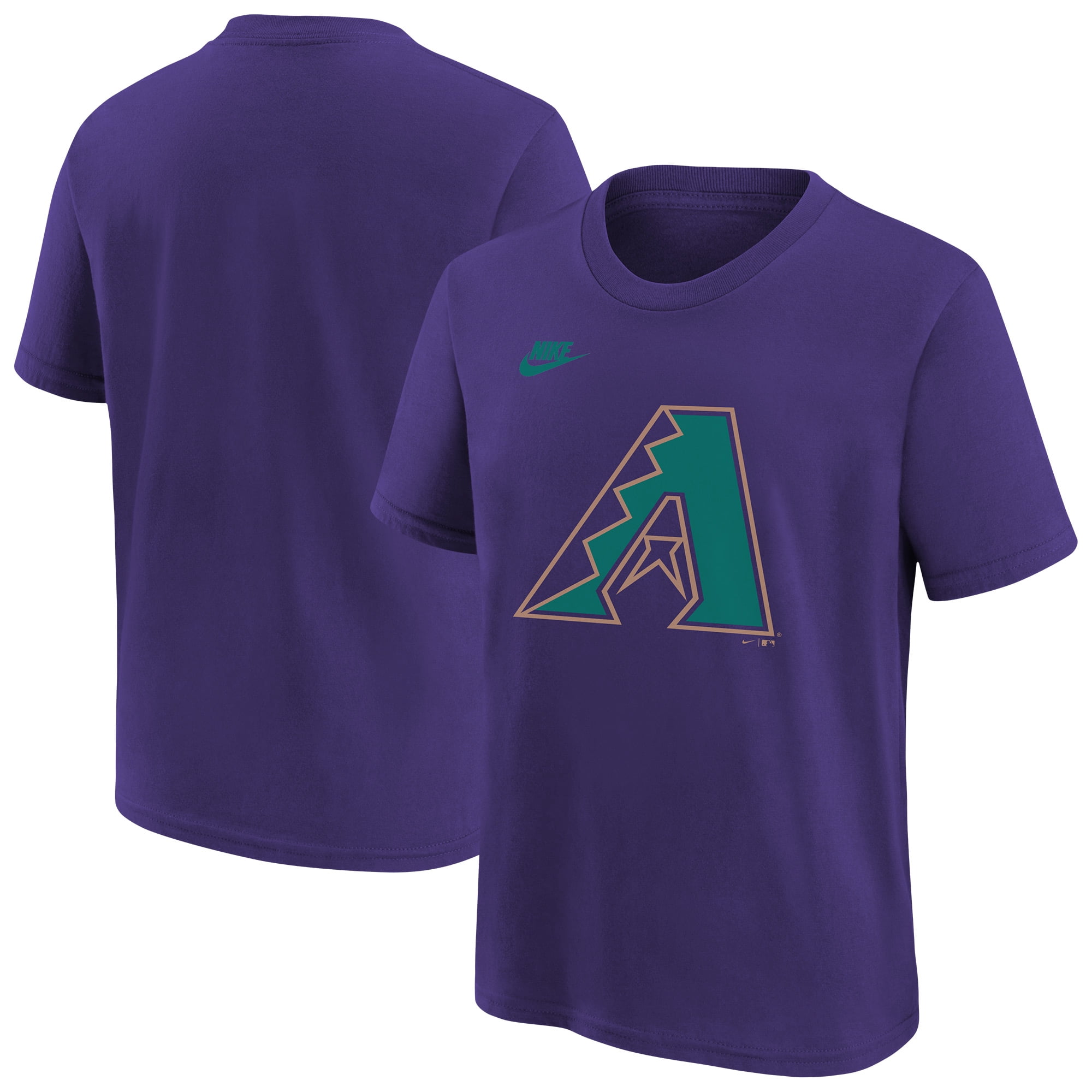 Youth Nike Purple Arizona Diamondbacks Team Logo T-Shirt - Walmart.com