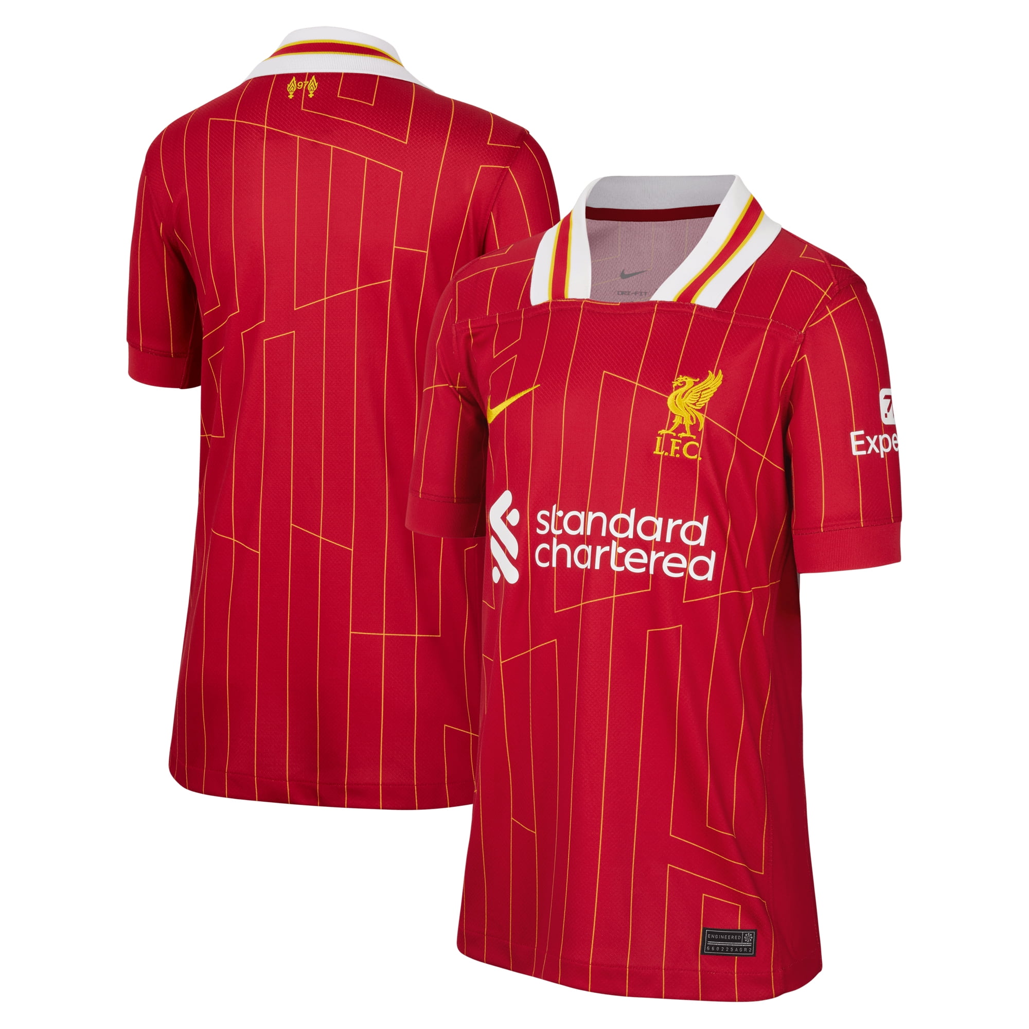 Youth Nike Red Liverpool 2024/25 Home Replica Jersey - Walmart.com