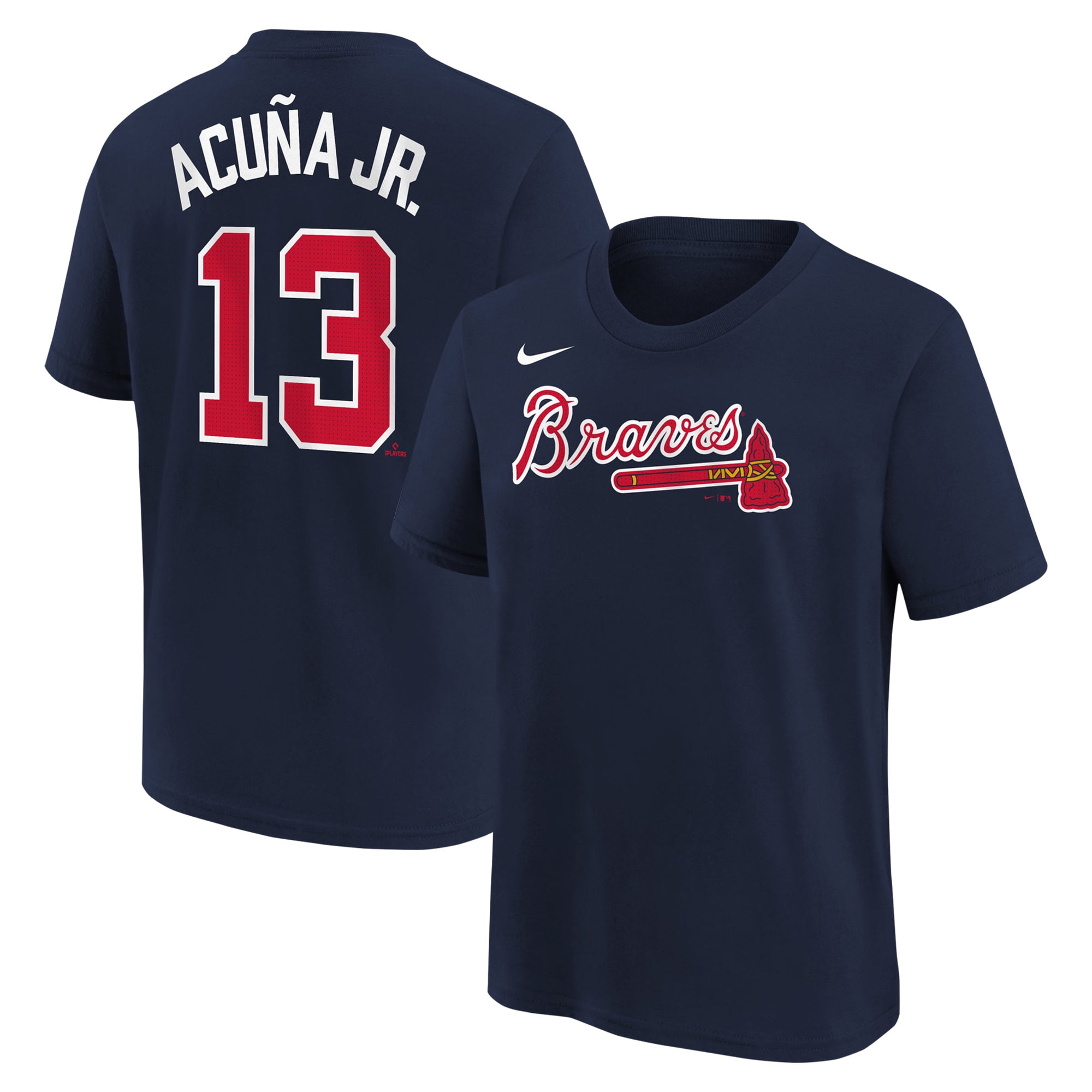Youth Nike Ronald Acu-a Jr. Navy Atlanta Braves Home Player Name & Number T-Shirt - Walmart.com
