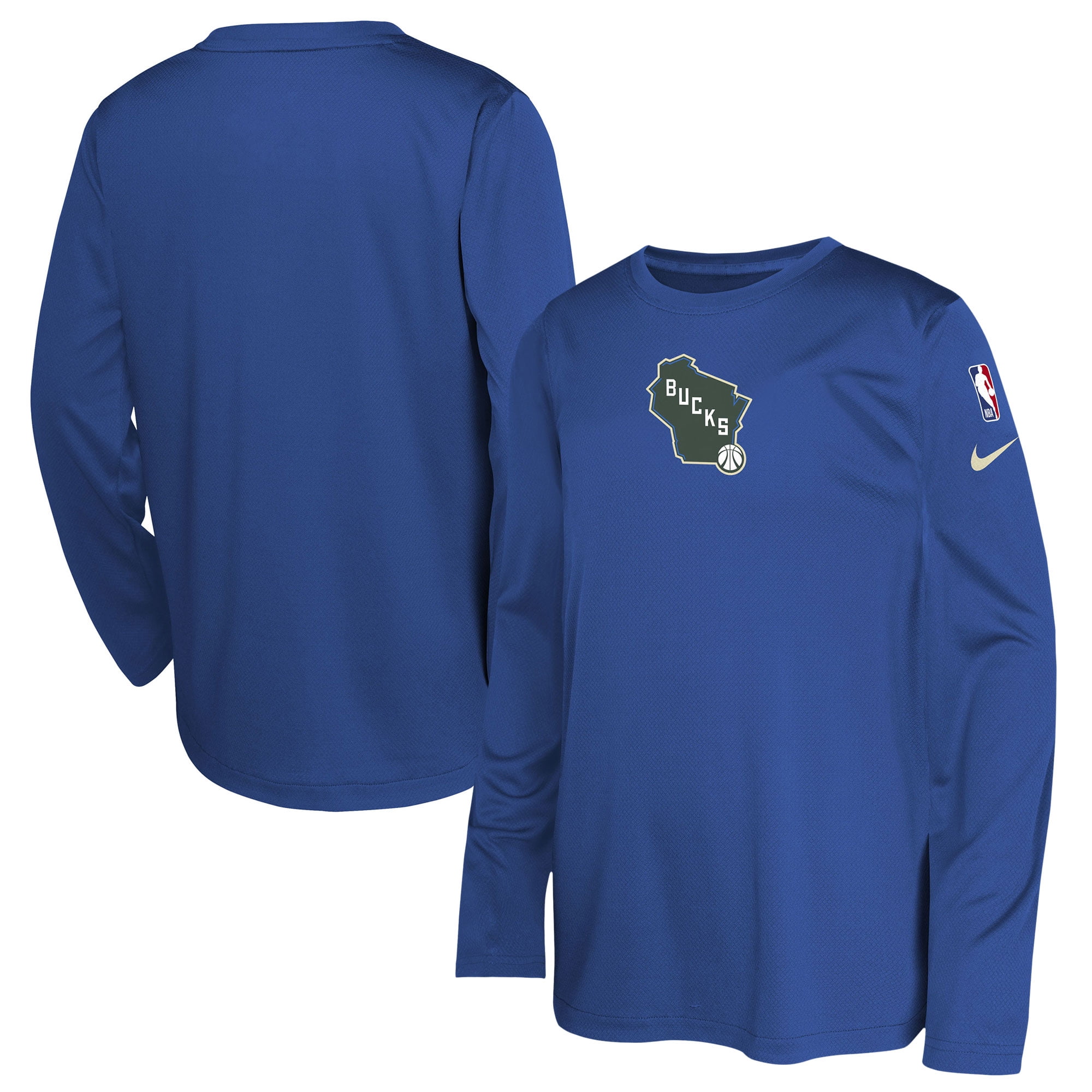 Youth Nike Royal Milwaukee Bucks 2024/25 City Edition Pregame ...