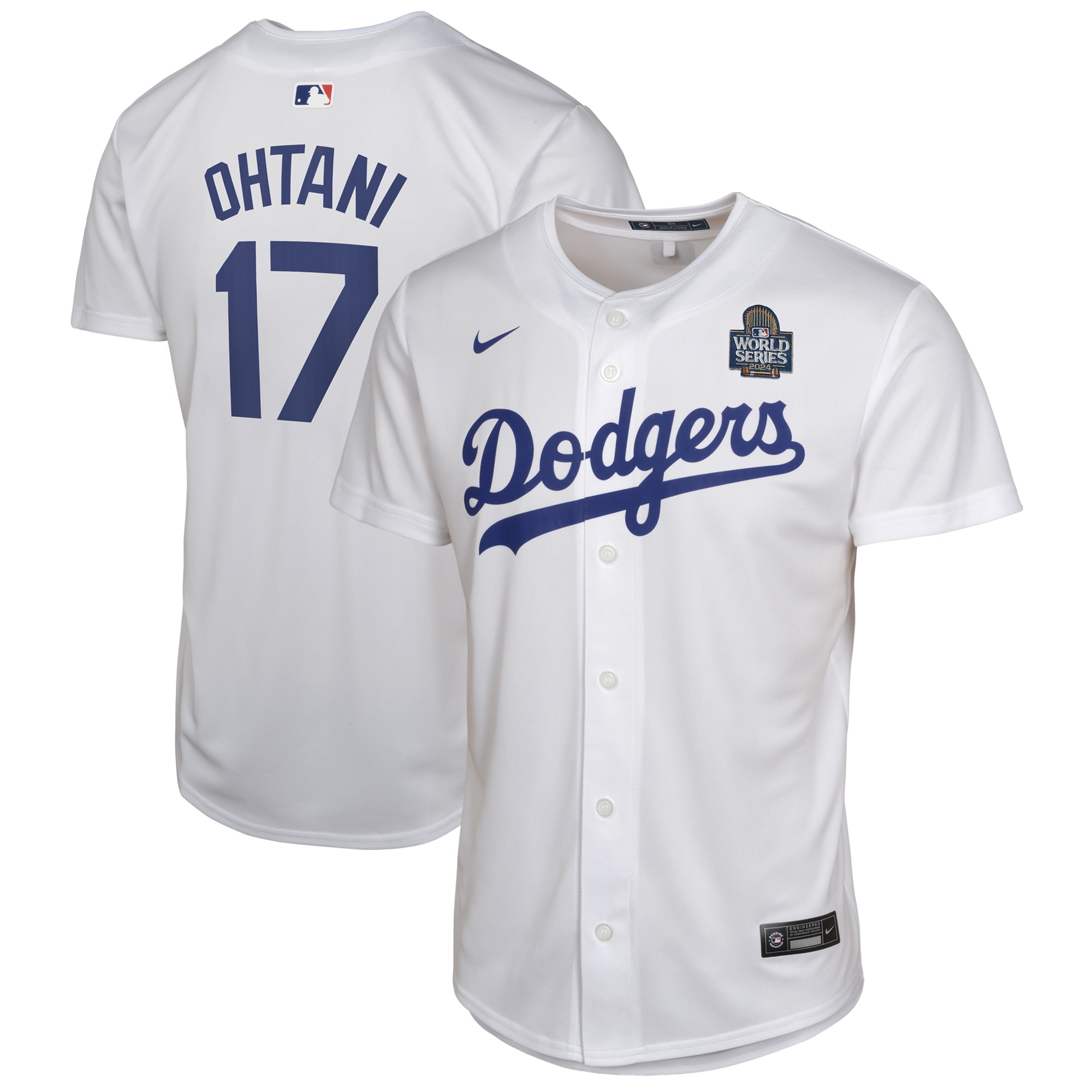 Youth Nike Shohei Ohtani White Los Angeles Dodgers 2024 World Series ...