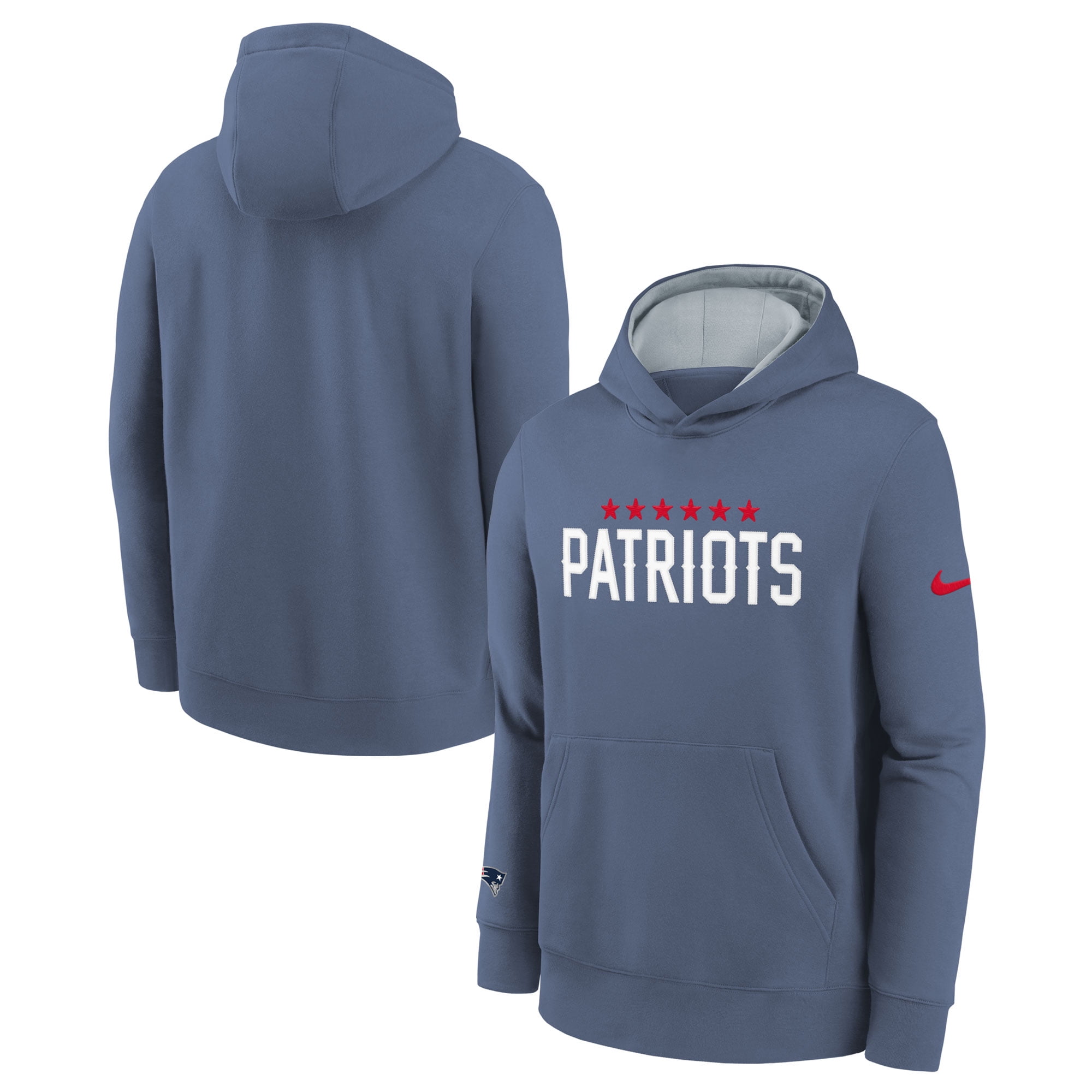 Youth Nike Storm Blue New England Patriots 2025 Rivalries Collection Club Hoodie - Walmart.com