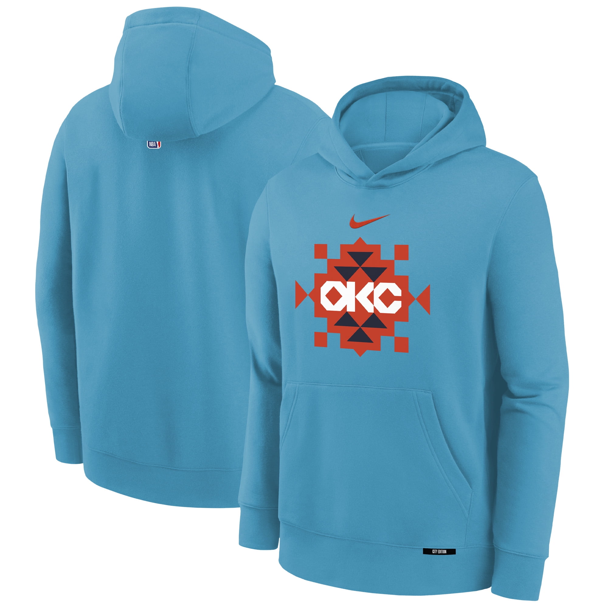 Youth Nike Turquoise Oklahoma City Thunder 2025/26 City Edition Club ...