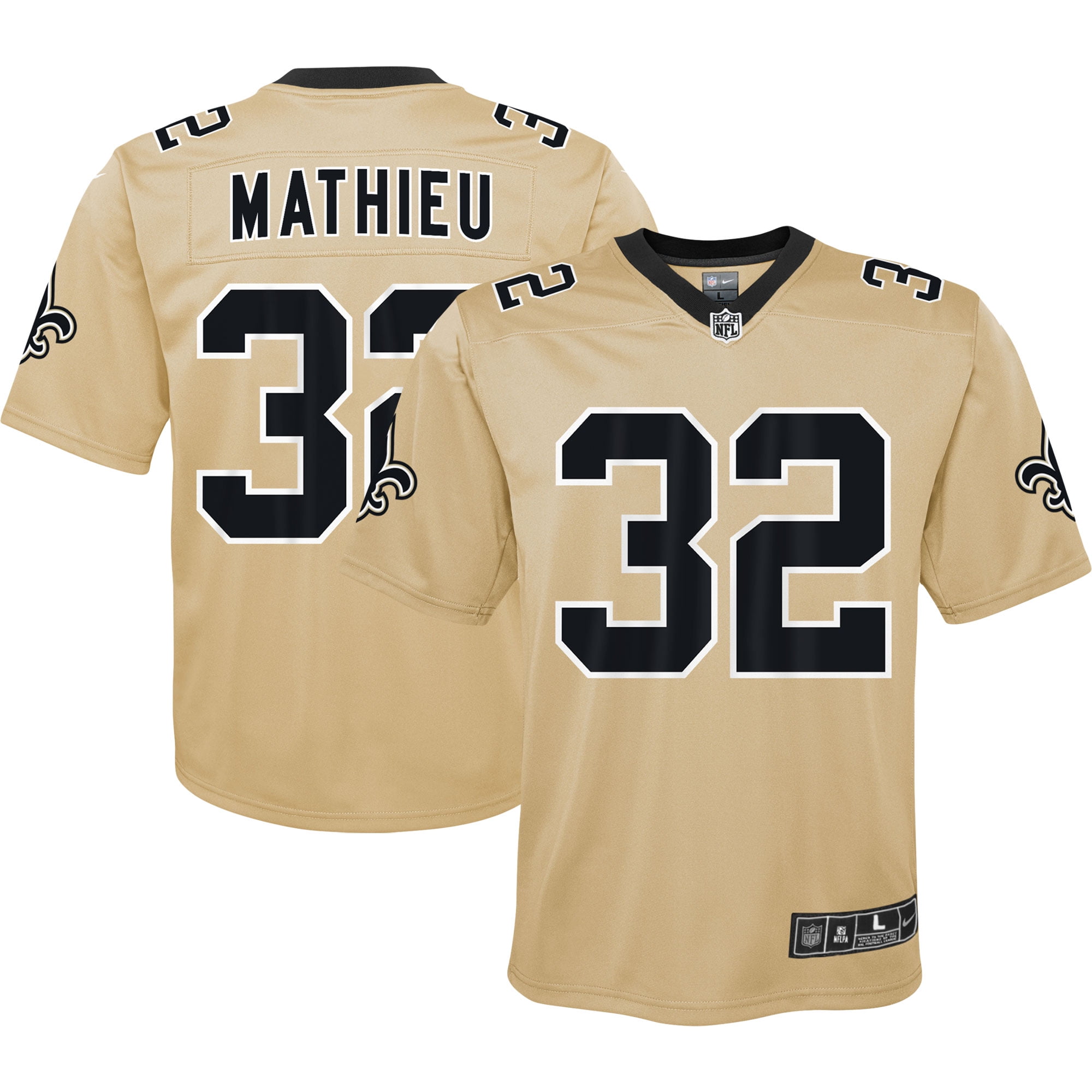 Youth Nike Tyrann Mathieu Gold New Orleans Saints Inverted Game Jersey ...