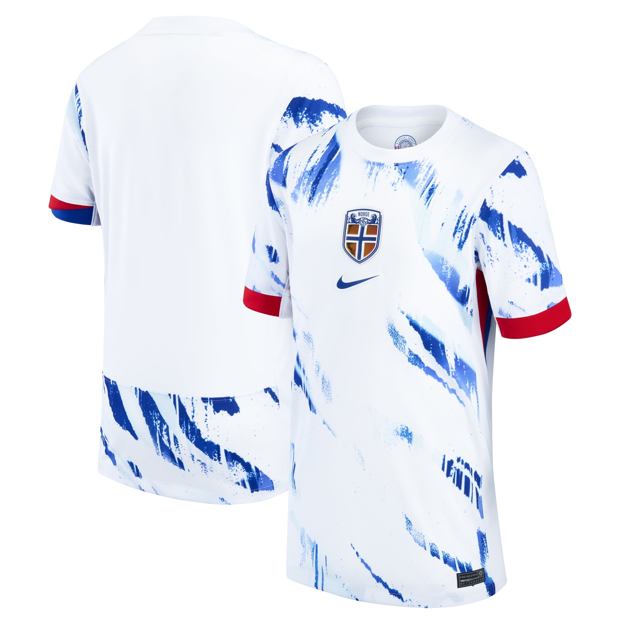 Youth Nike White Norway National Team 2024 Away Replica Blank Jersey ...