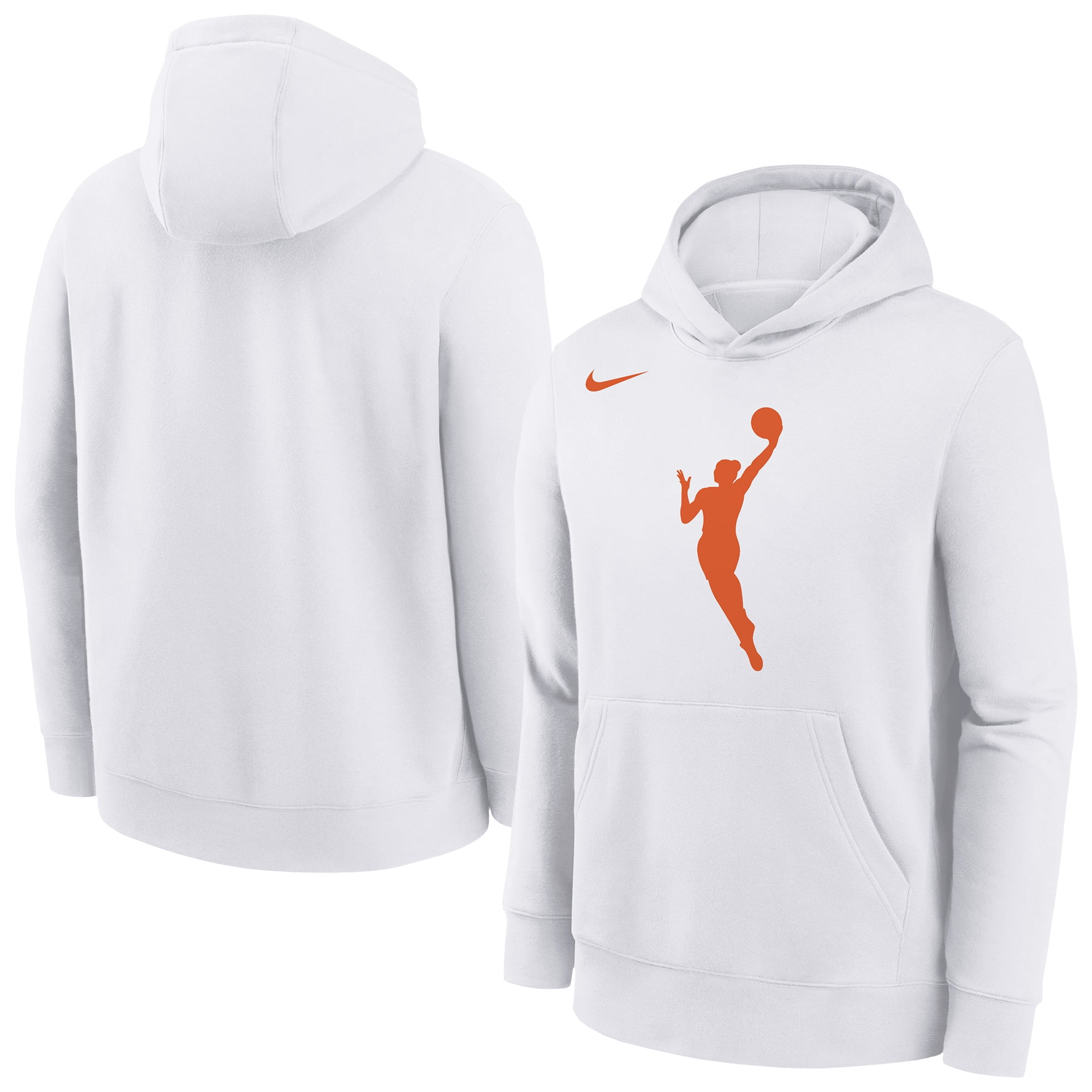 Youth Nike White WNBA Logo Essential Team Pullover Hoodie - Walmart.com
