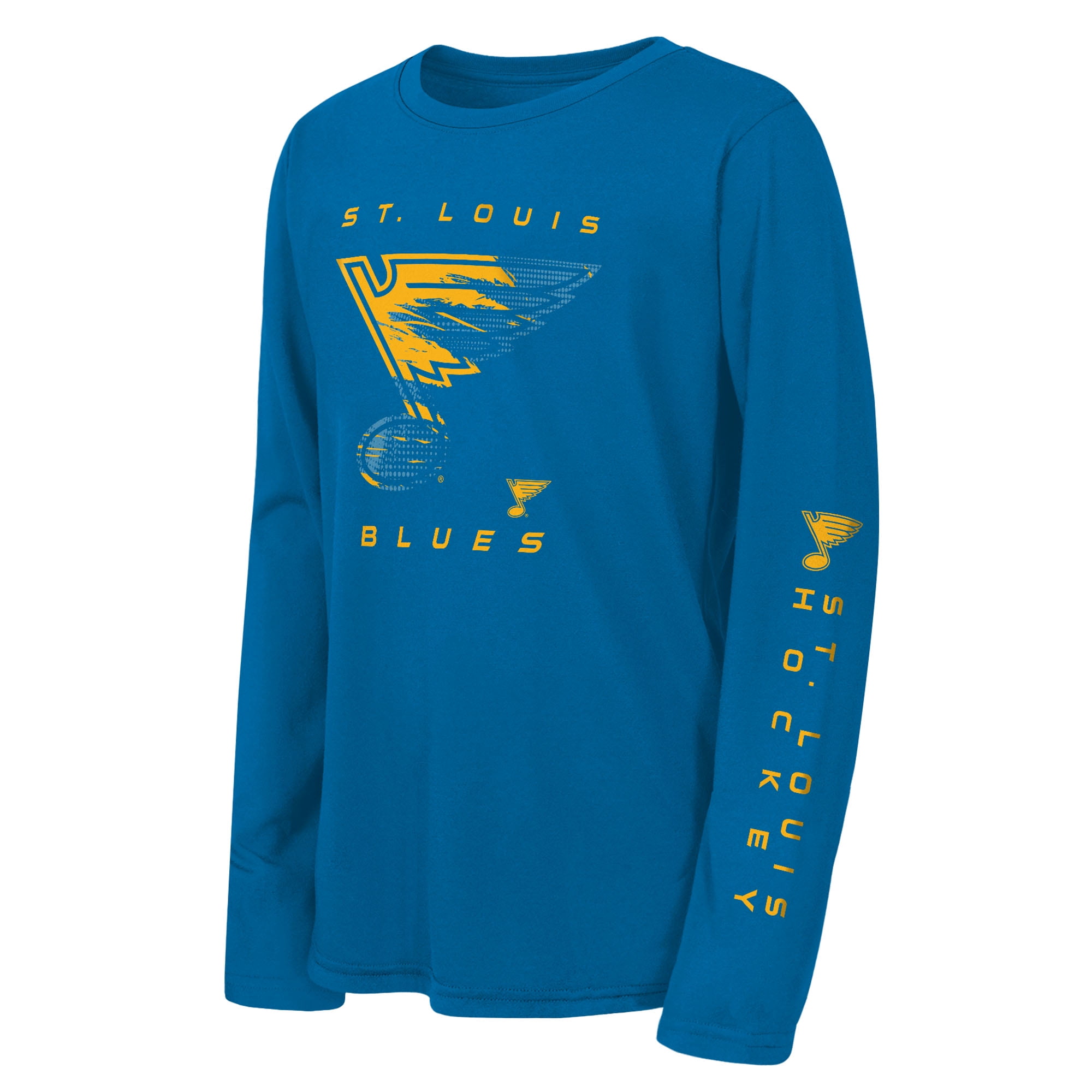 Youth Outerstuff Blue St. Louis Blues Seize the Win Long Sleeve T-Shirt ...