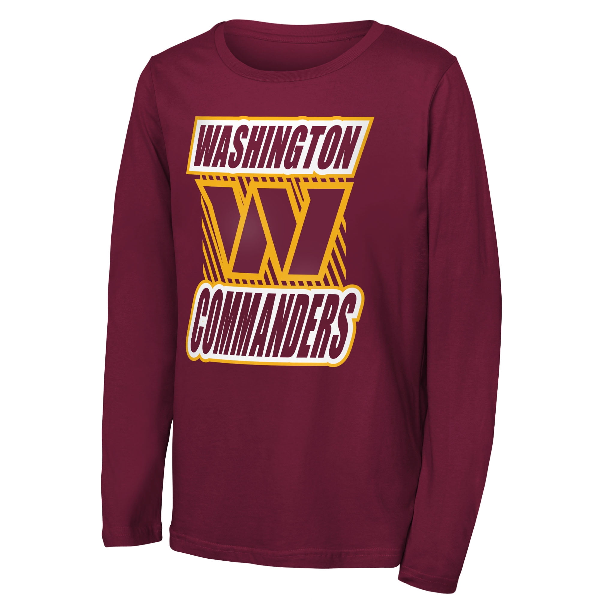 Youth Outerstuff Burgundy Washington Commanders Never Settle Long ...
