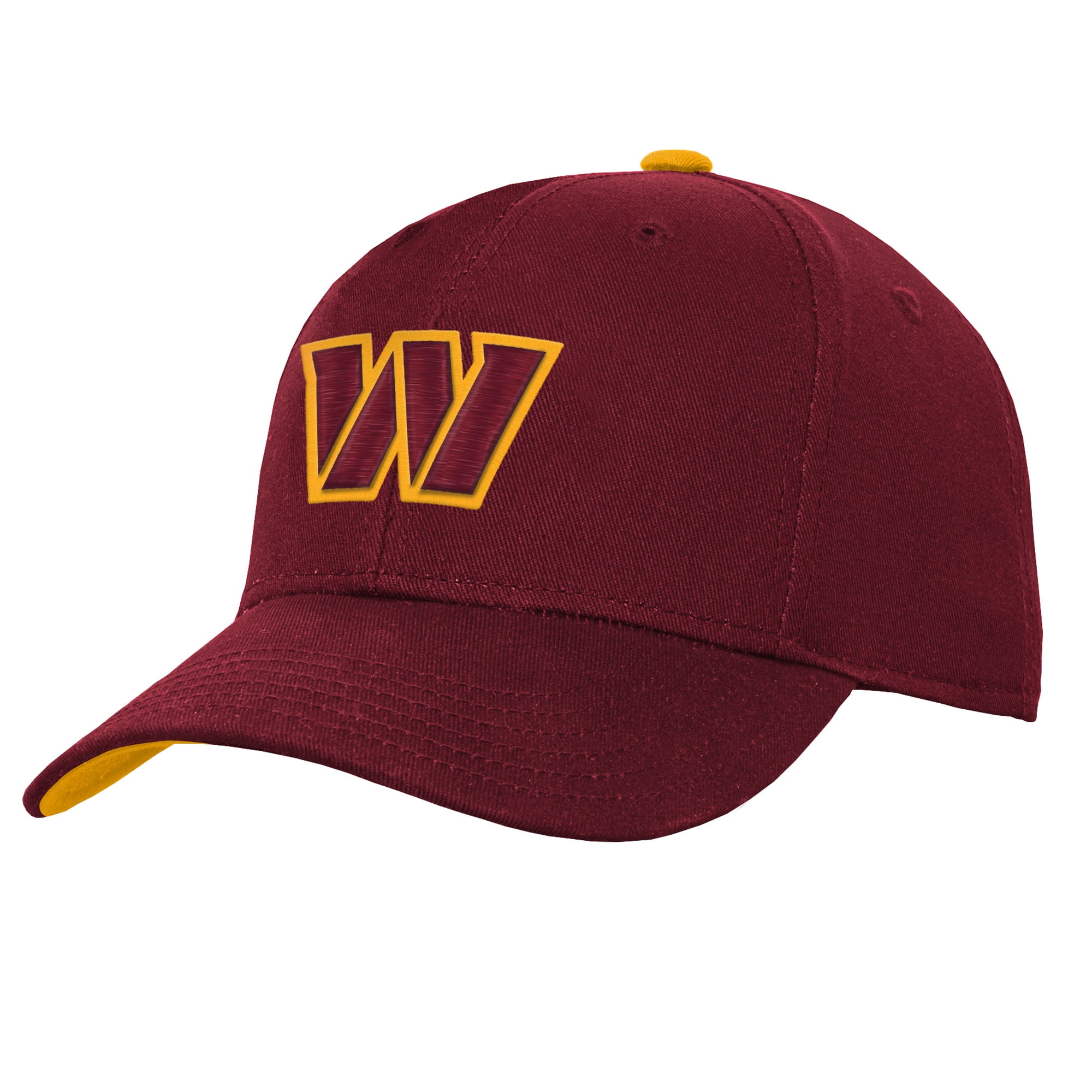 Youth Outerstuff Burgundy Washington Commanders Team Pre-Curved ...