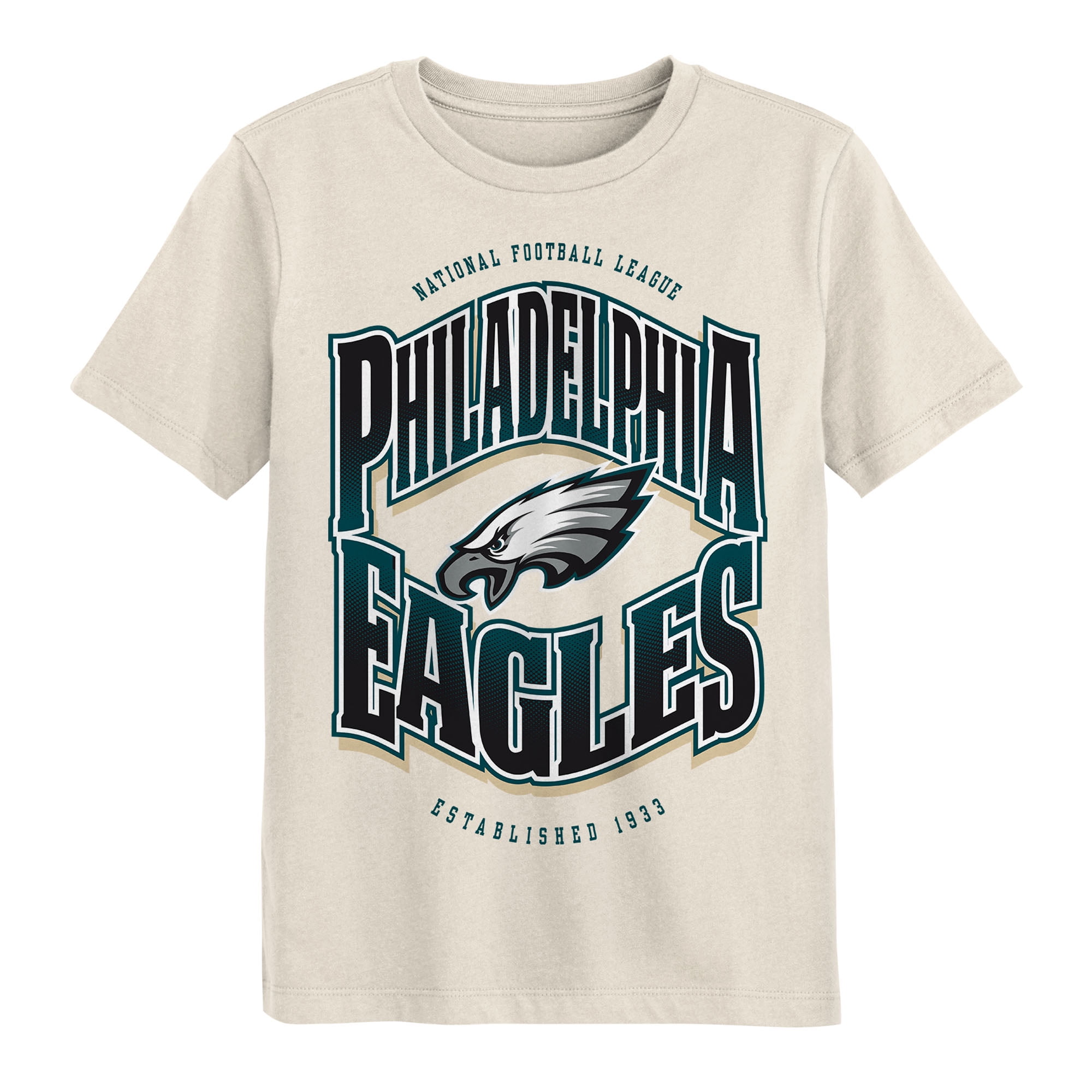 Youth Outerstuff Cream Philadelphia Eagles Huddle T-Shirt - Walmart.com