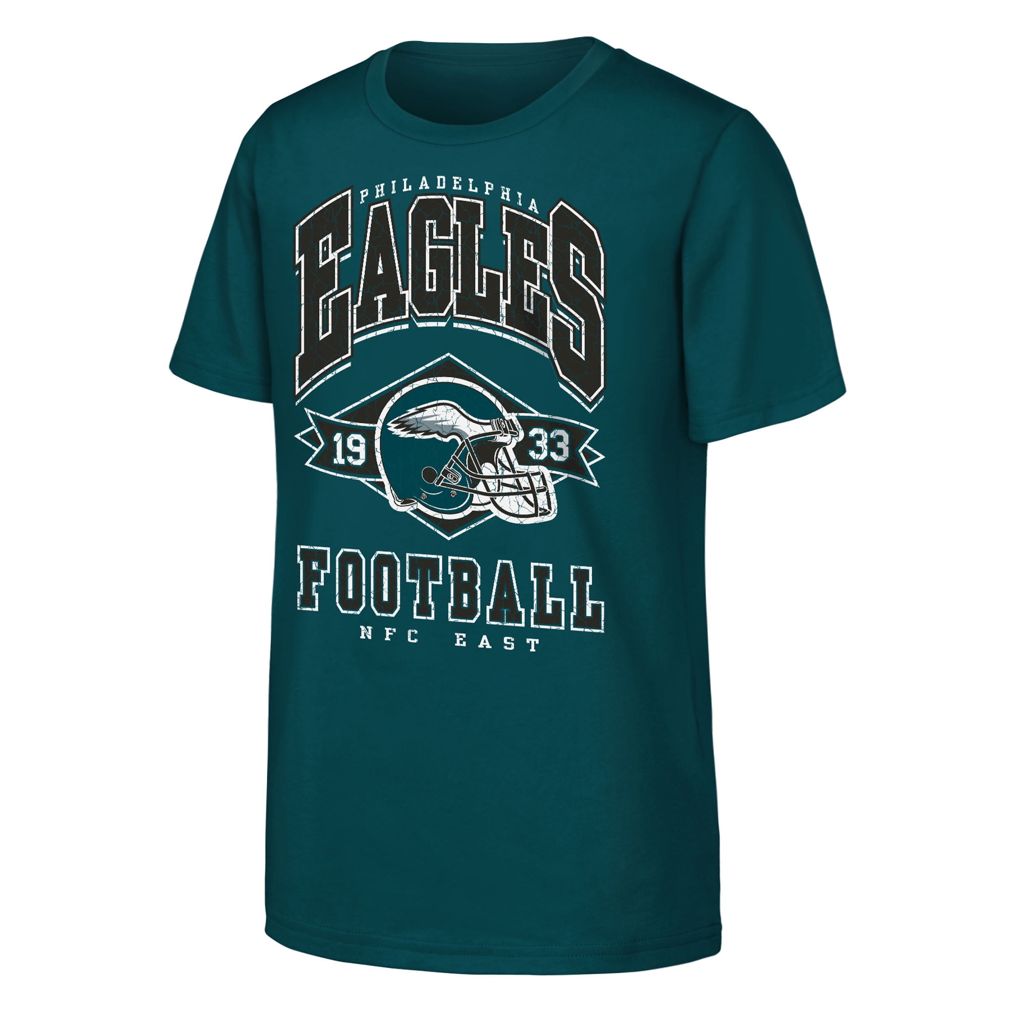 Youth Outerstuff Midnight Green Philadelphia Eagles Kick Off T-Shirt ...